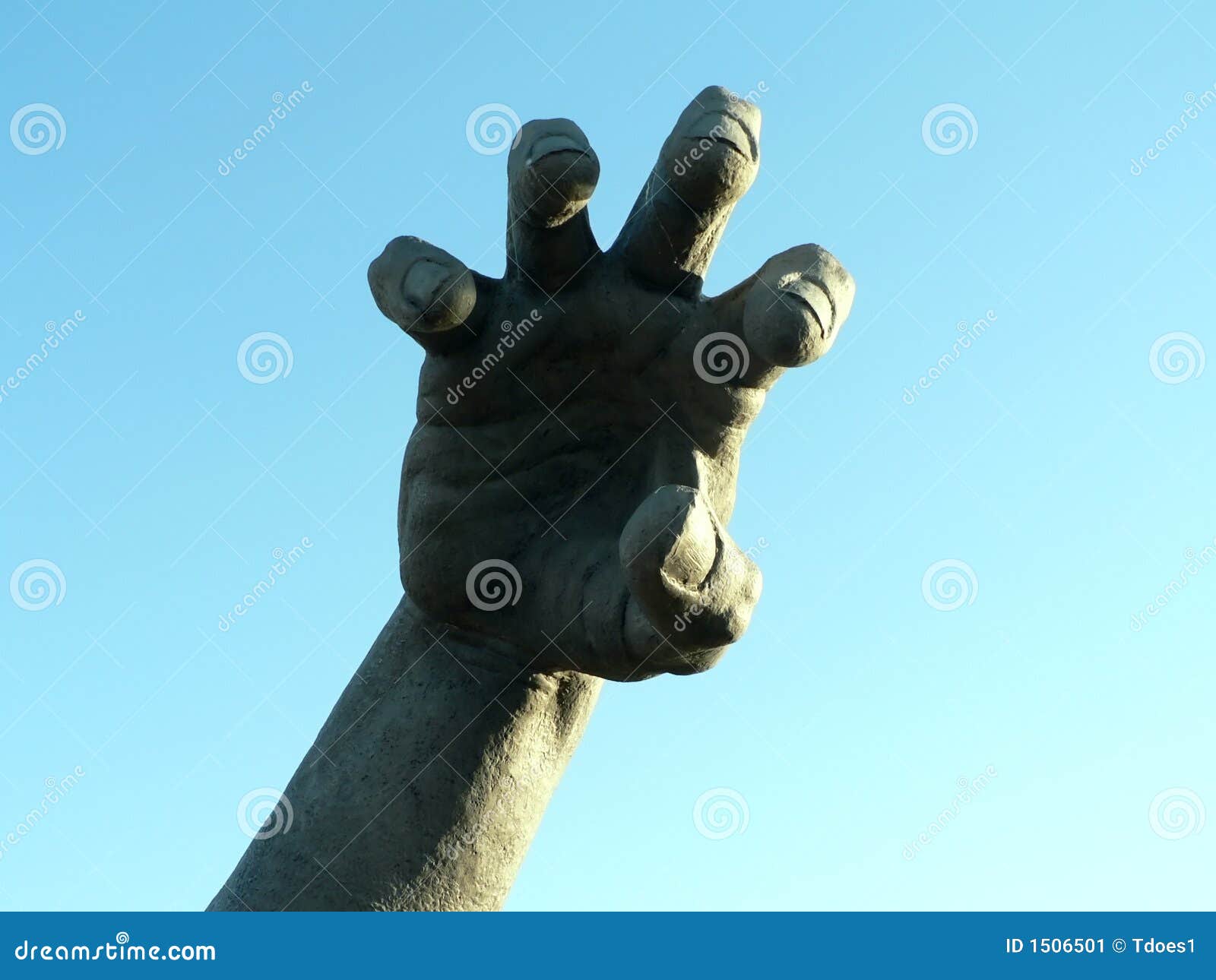 Hand statue stock image. Image of sculpture, gesture, grab - 1506501