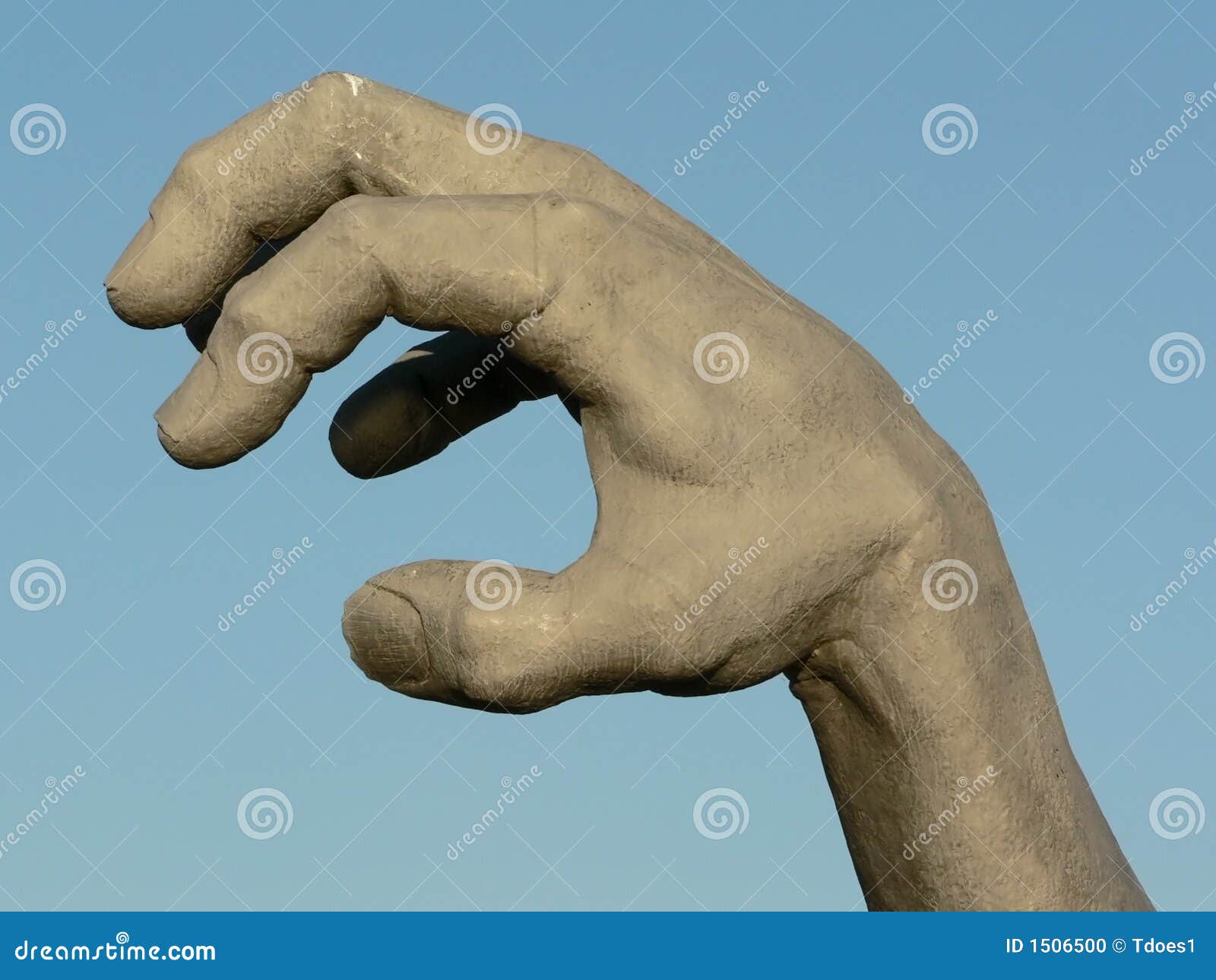 Hand Of A Statue In The Citadel Of Amman Stock Photography ...