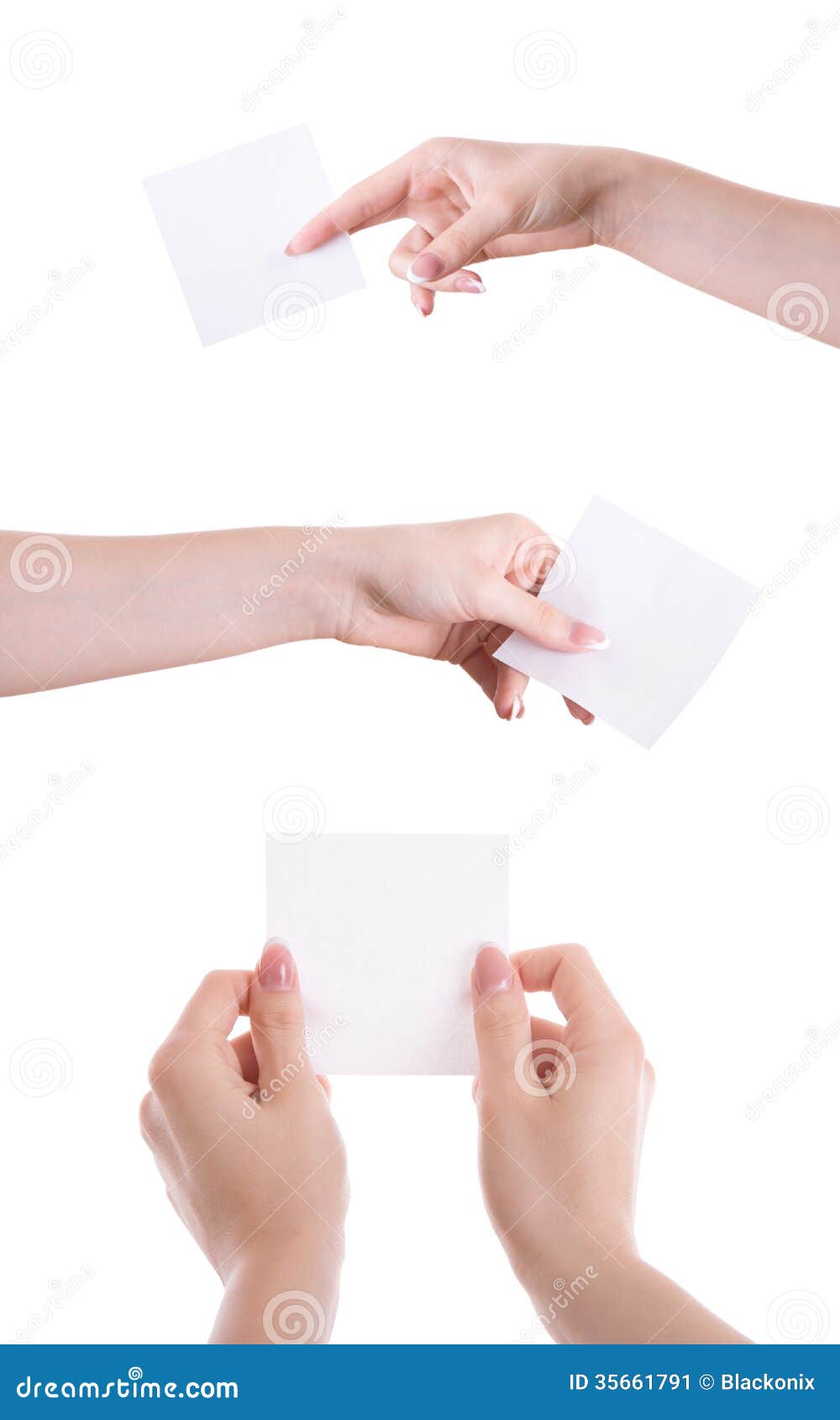 Hand with sticker. stock image. Image of actions, ethnicity - 35661791