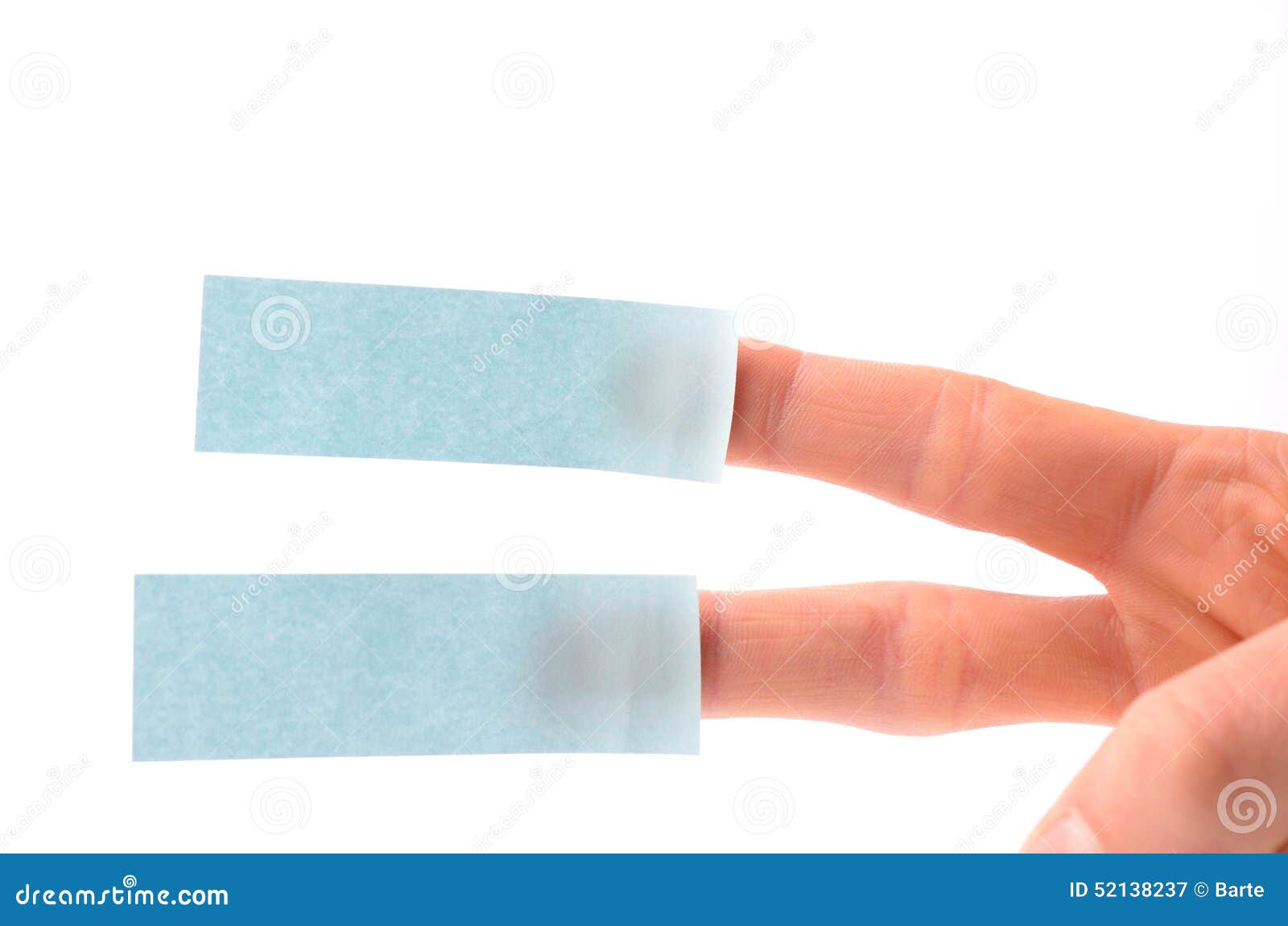 Hand with sticky notes stock image. Image of note, sign - 52138237