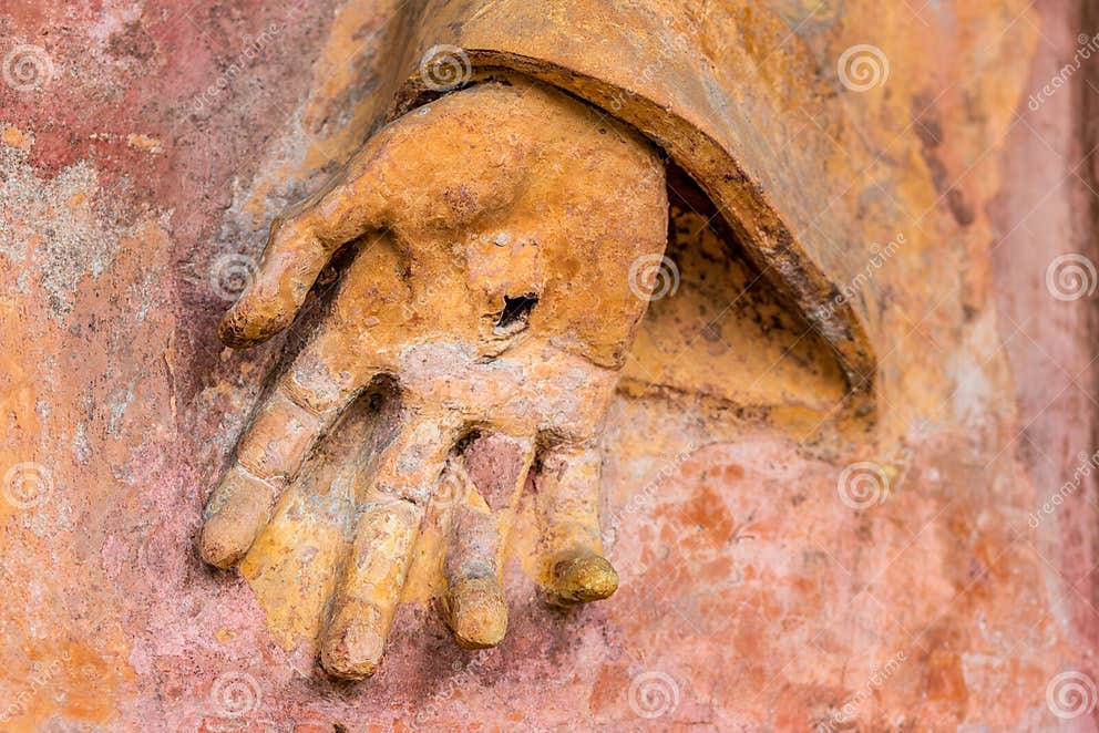 Hand with stigmata stock image. Image of sacrifice, saint - 72137285