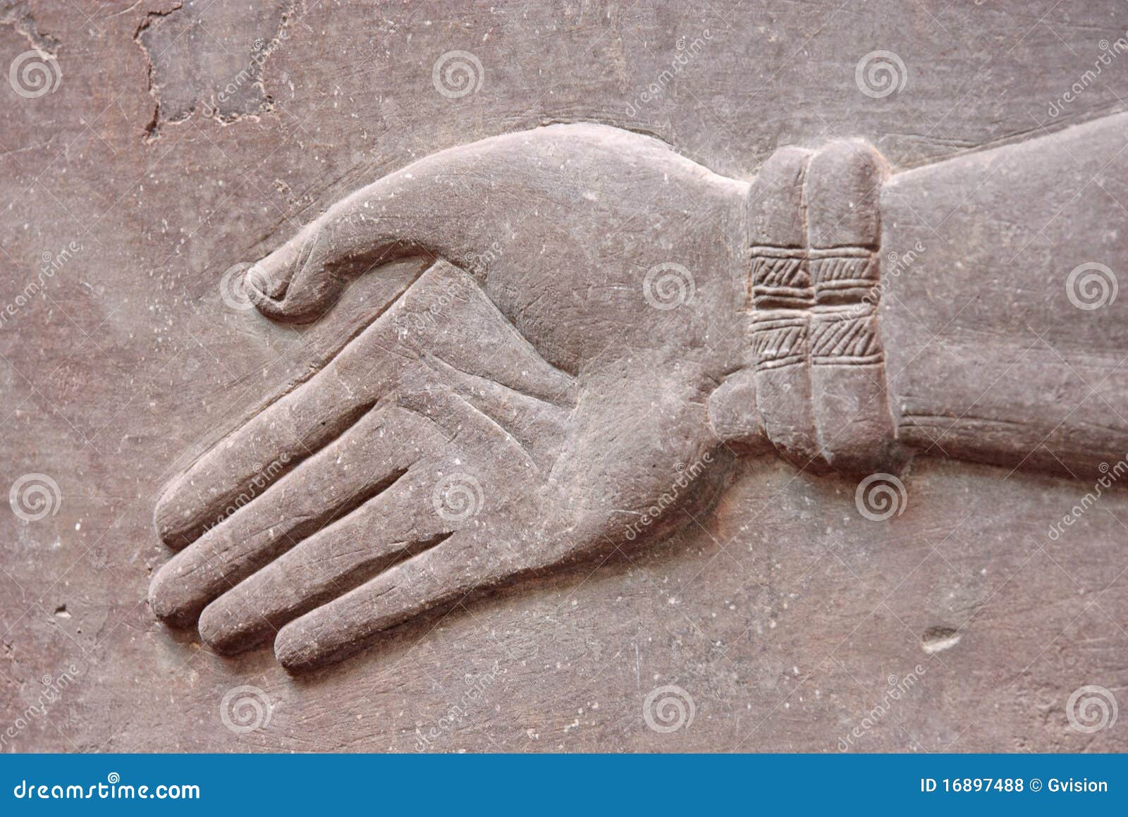 Hand in Stone stock photo. Image of hand, lines, open - 16897488