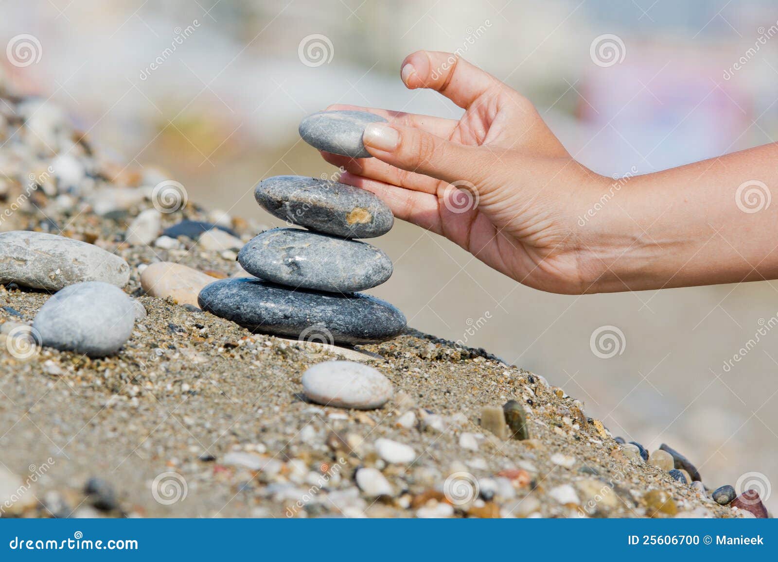 Hand with a stone stock photo. Image of sharp, building - 25606700