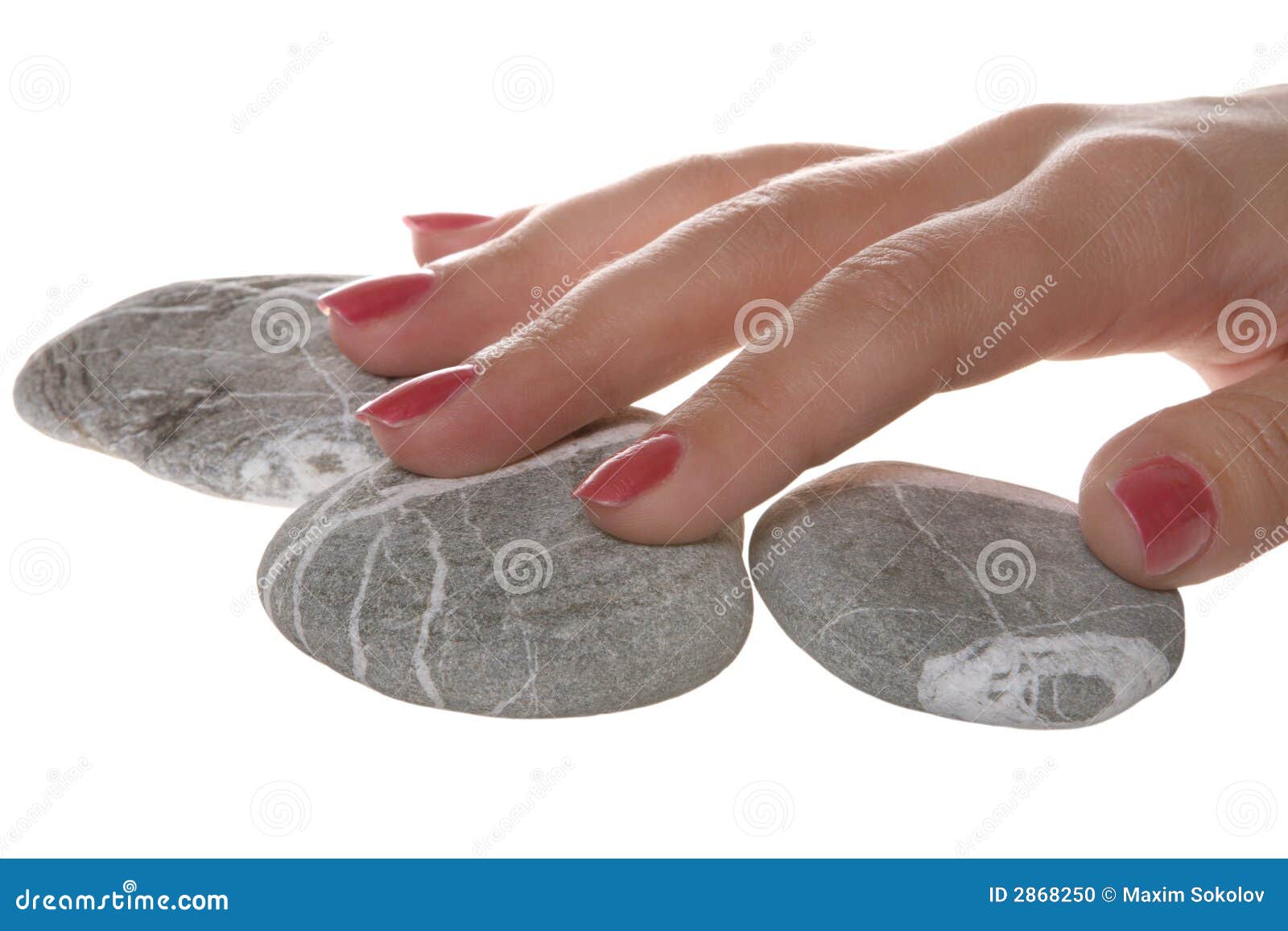 Hand And Stones Picture. Image: 2868250