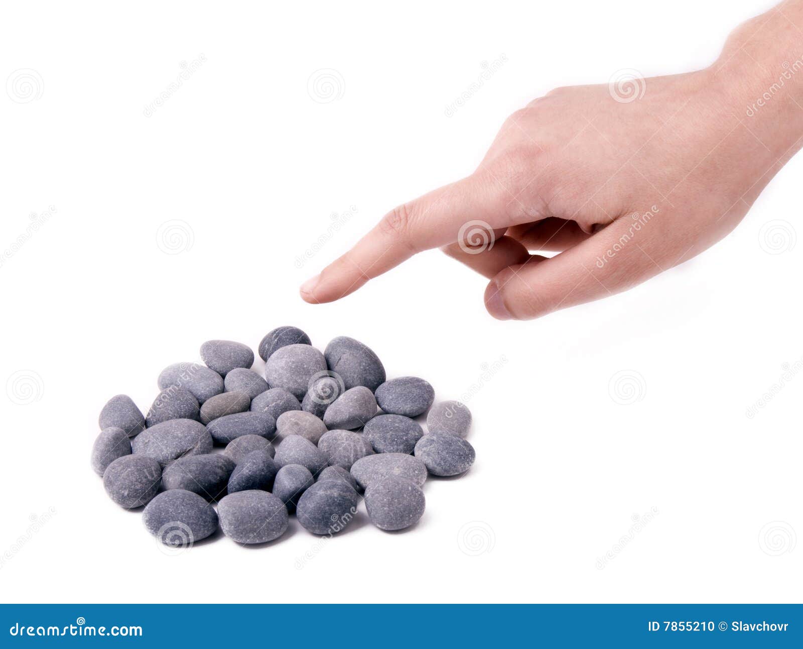 Hand with stones stock photo. Image of harmony, order - 7855210