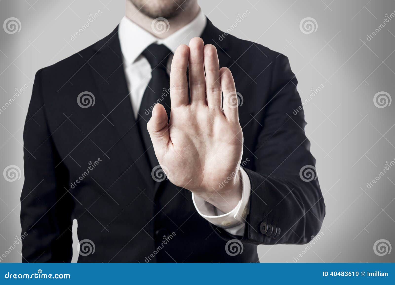 Hand stop stock image. Image of prohibition, network - 40483619