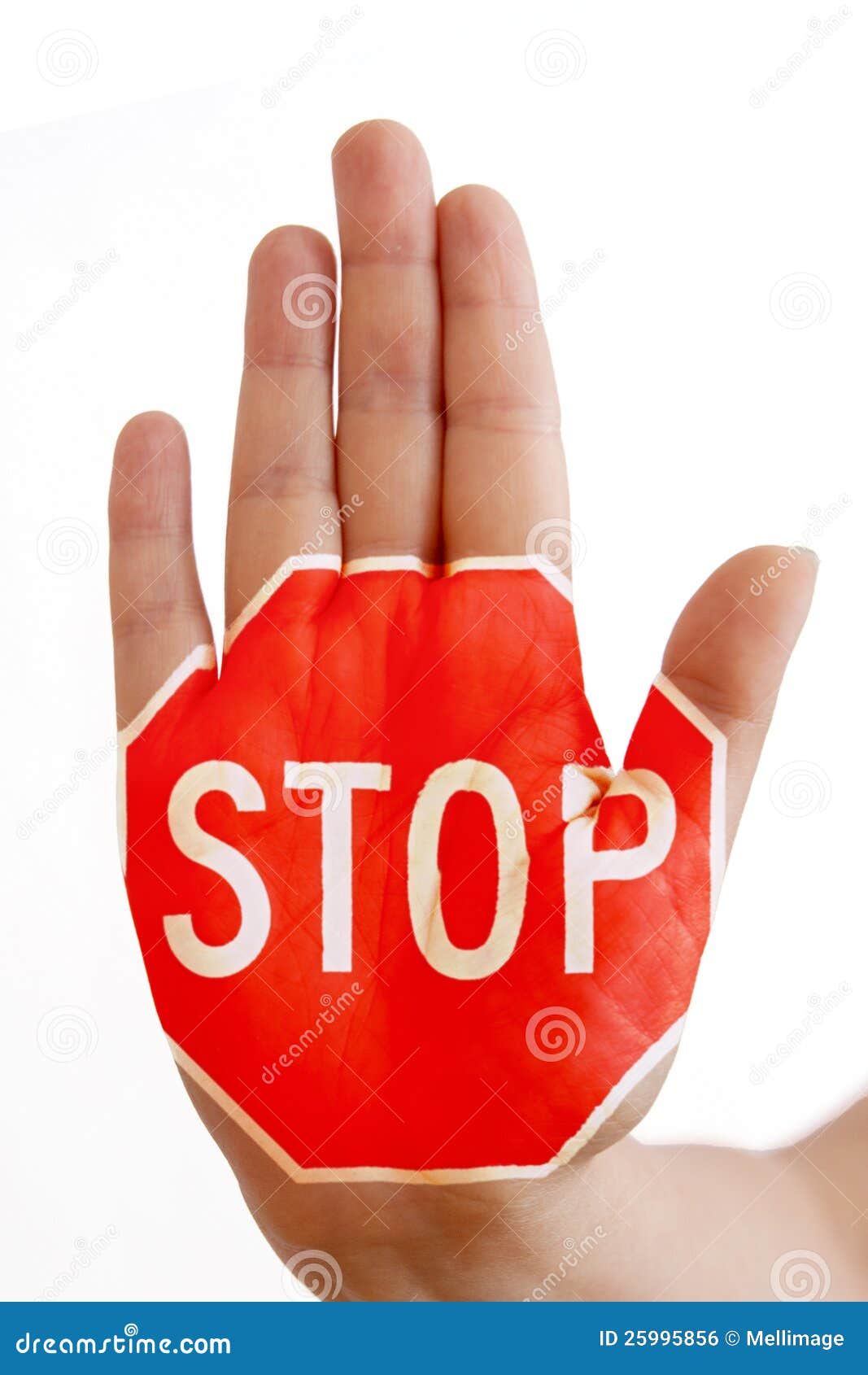 Stop Sign Hand Clipart