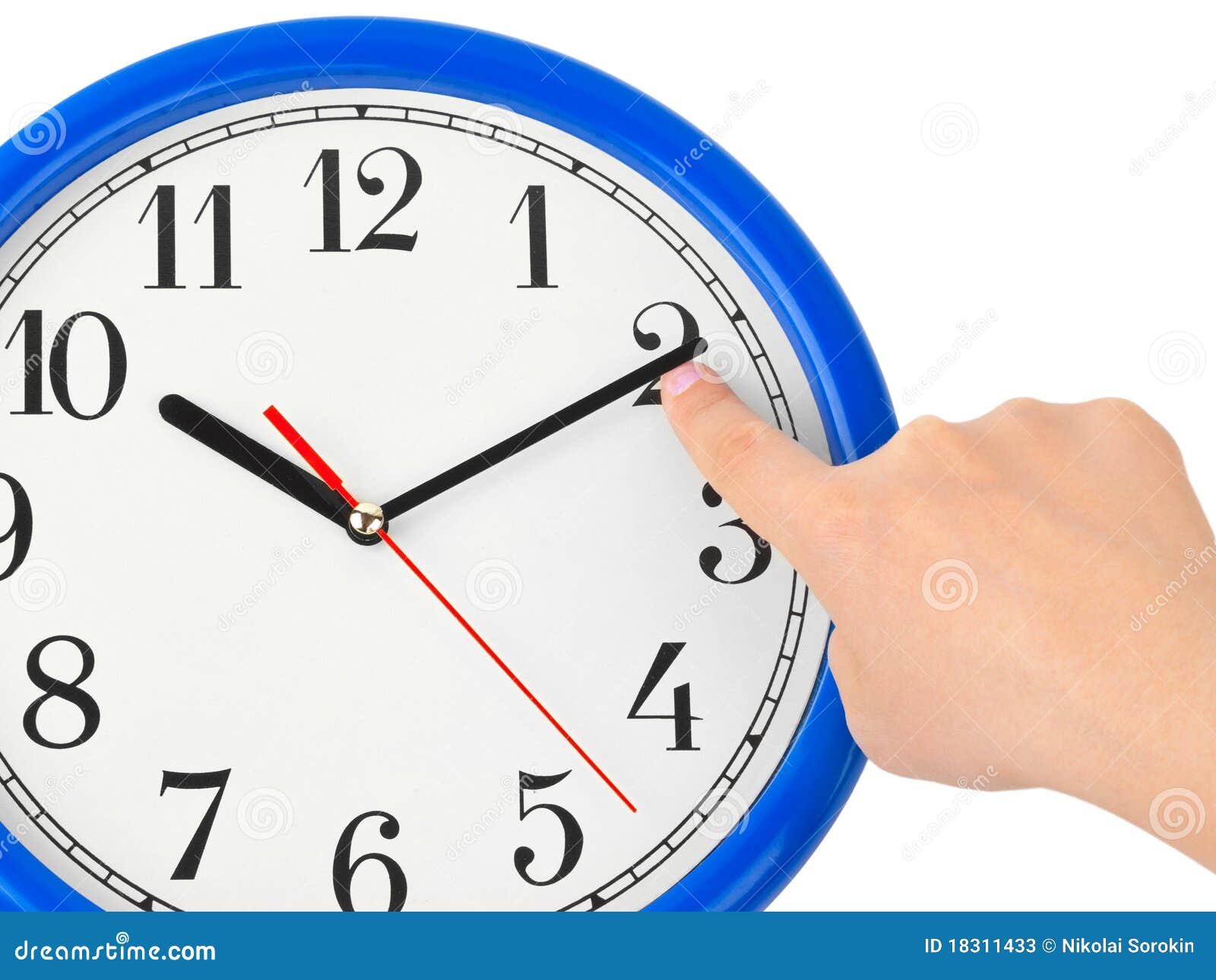 Hand stop time stock image. Image of arrow, planning - 18311433