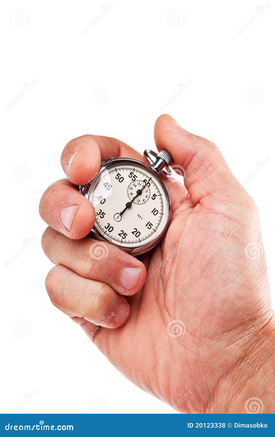 Hand With Stopwatch Royalty-Free Stock Image | CartoonDealer.com #20123338