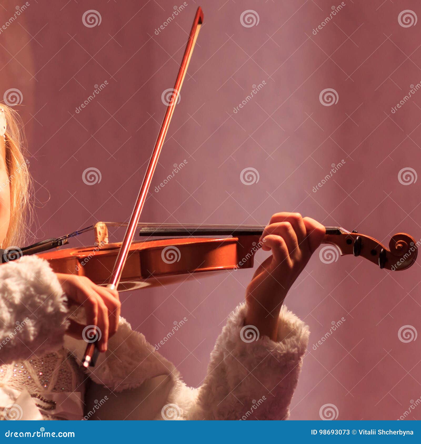 Hand on the Strings of a Violin Stock Image - Image of sound ...