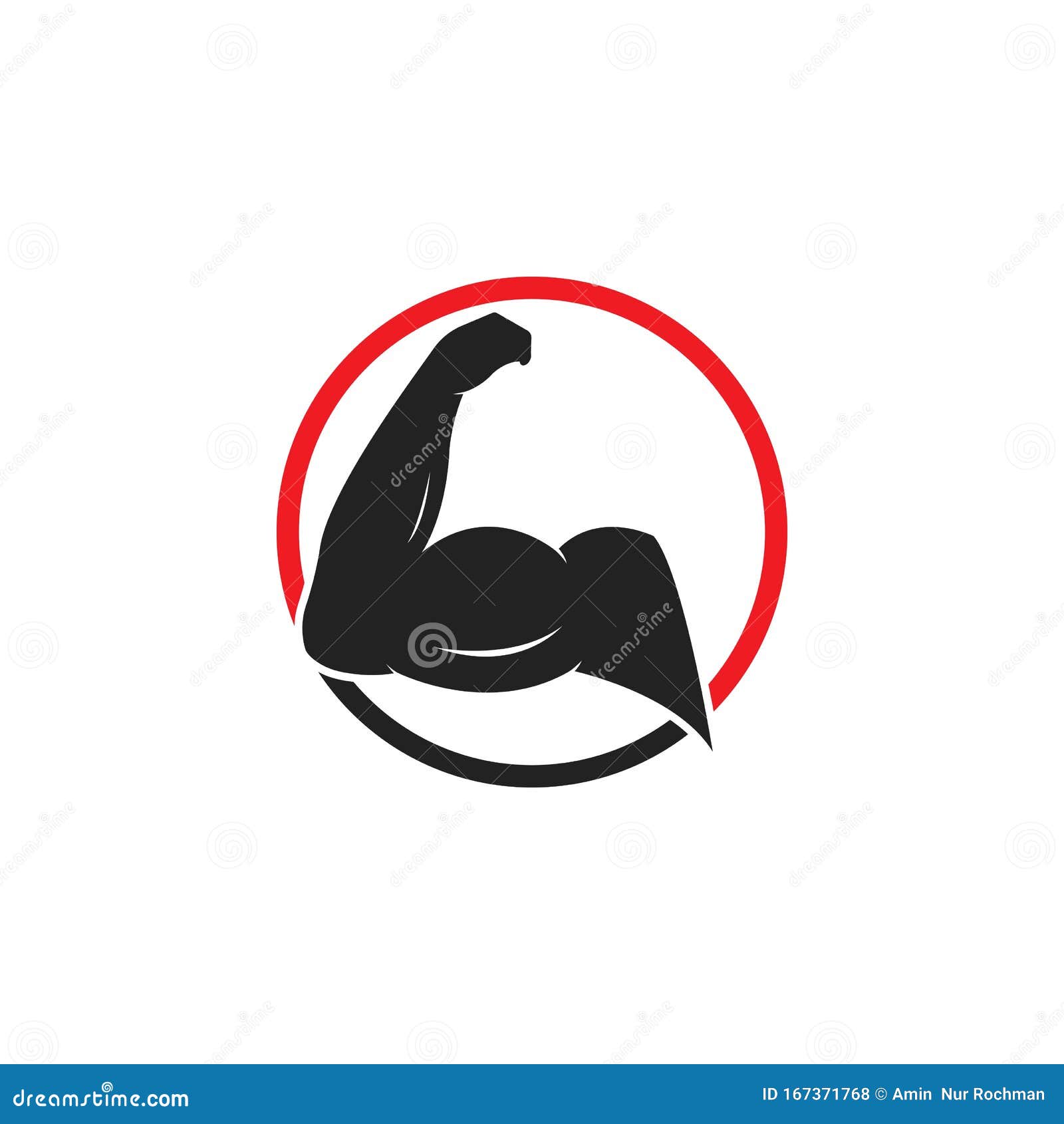 Hand strong icon template stock illustration. Illustration of body ...