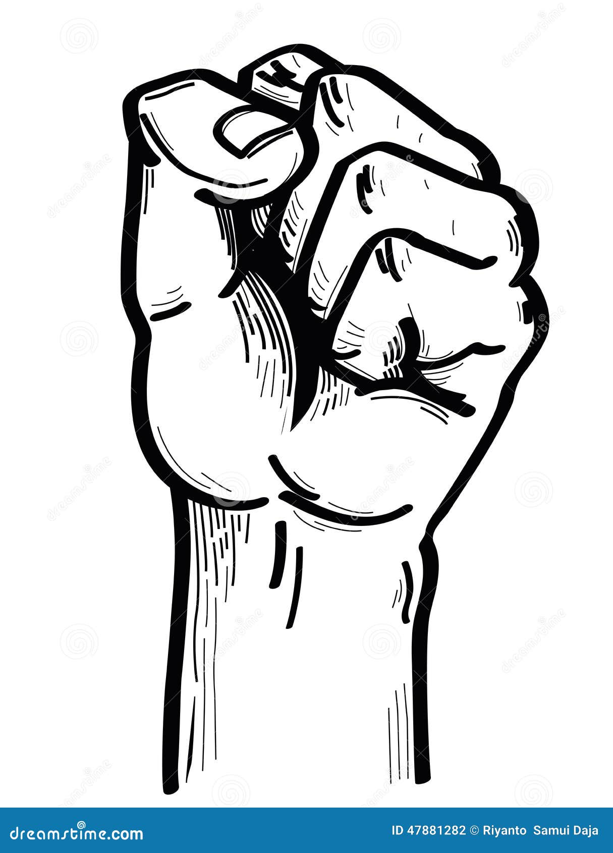 Hand strong stock vector. Illustration of people, strength - 47881282