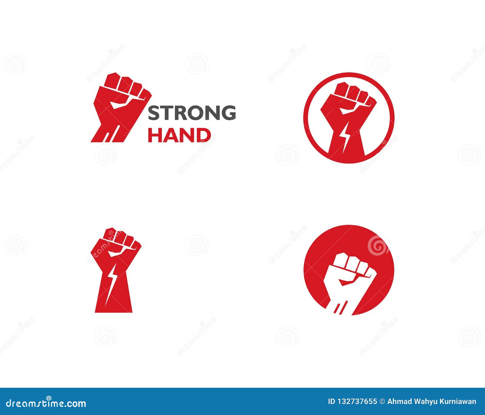 Hand strong logo stock vector. Illustration of muscular - 132737655