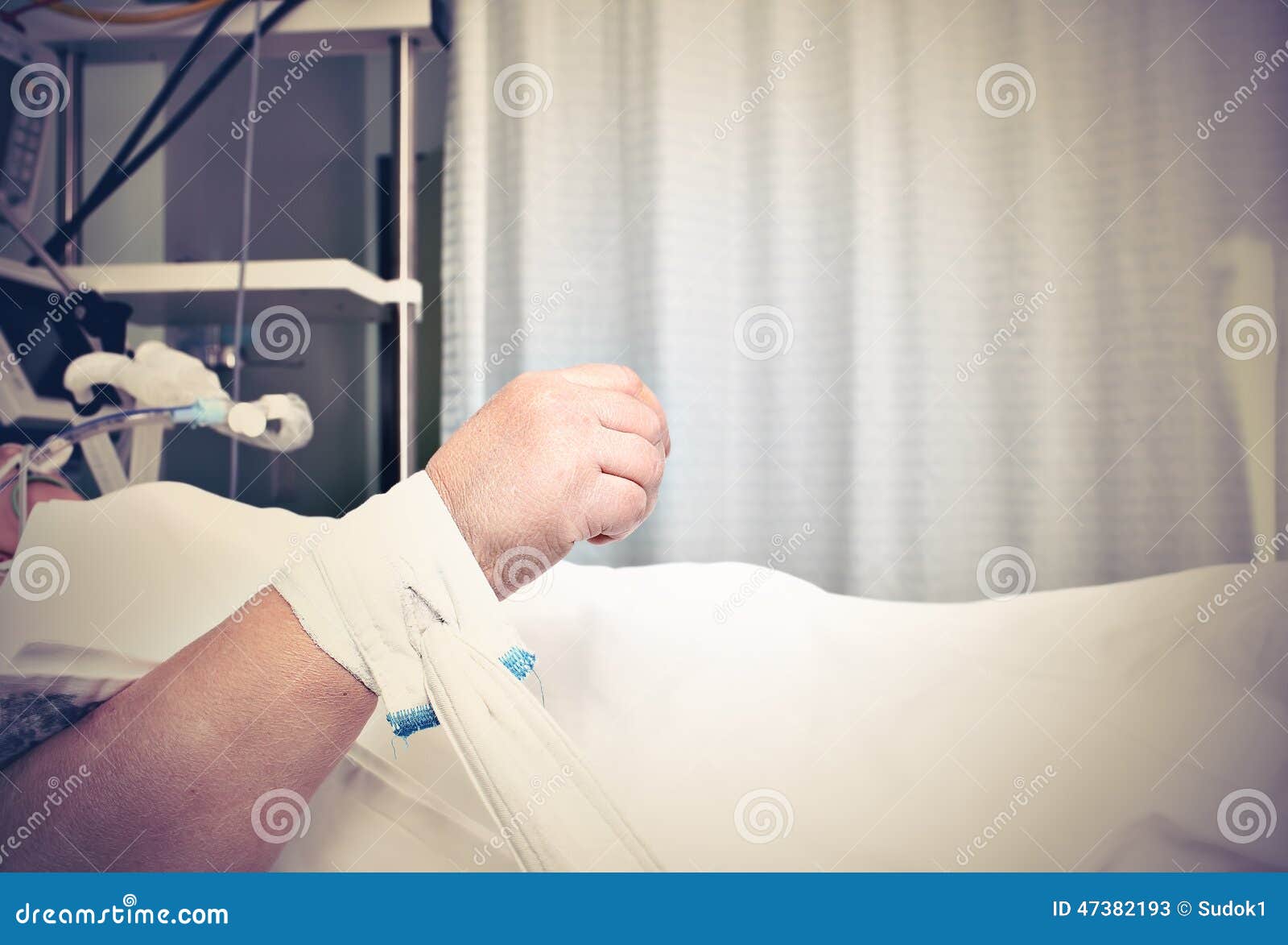 Hand of suffering patient stock image. Image of hand - 47382193