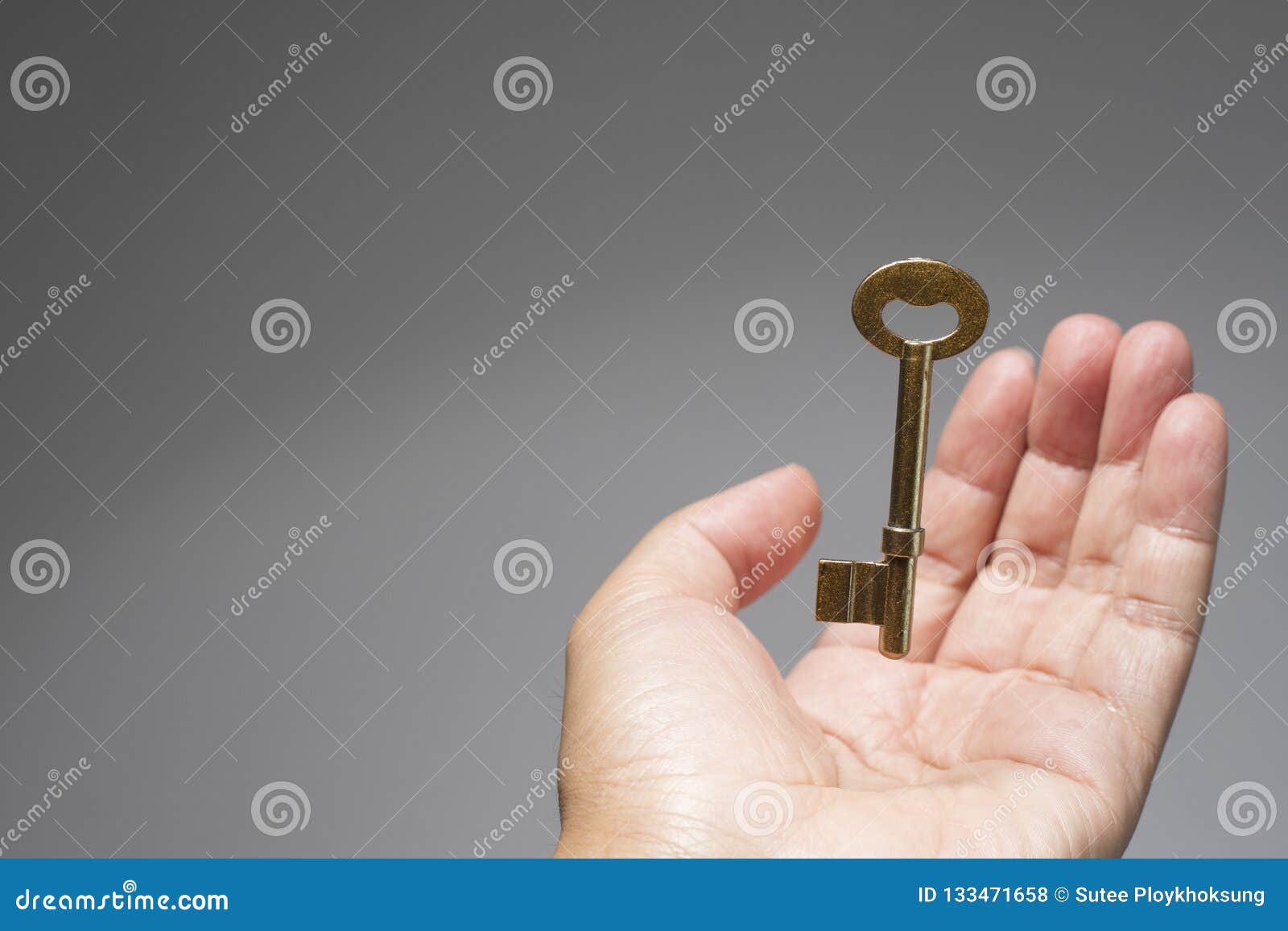 Hand Support the Key To Success Stock Photo - Image of consistency ...
