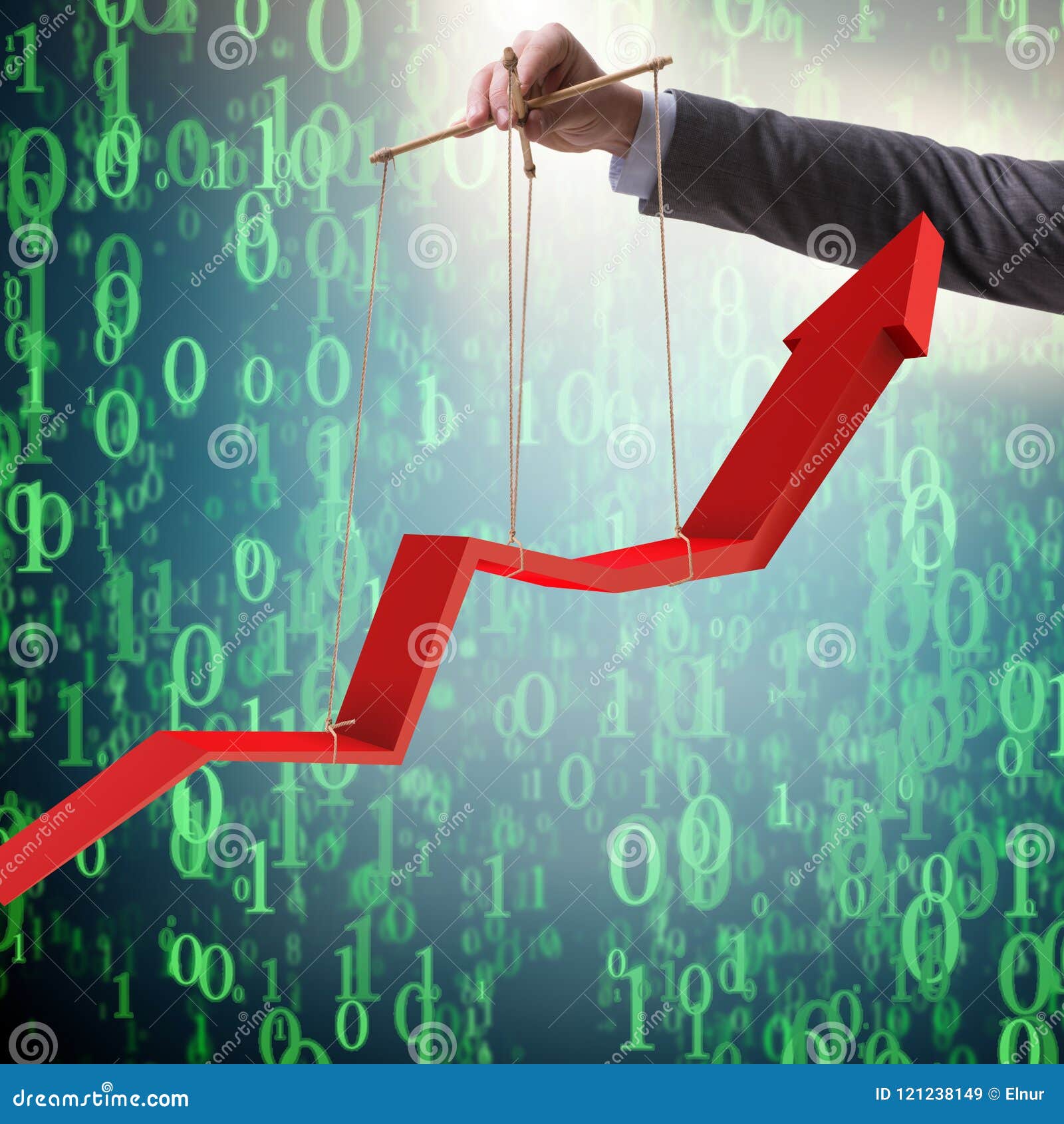 The Hand Supporting the Growth Chart Line Stock Image - Image of fiscal ...