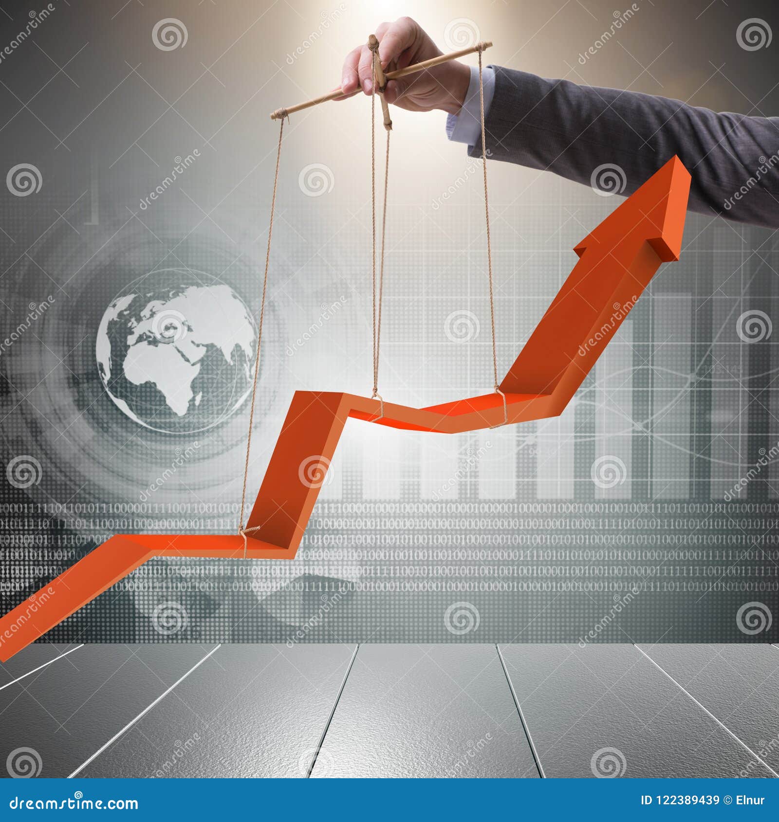 The Hand Supporting the Growth Chart Line Stock Image - Image of fiscal ...