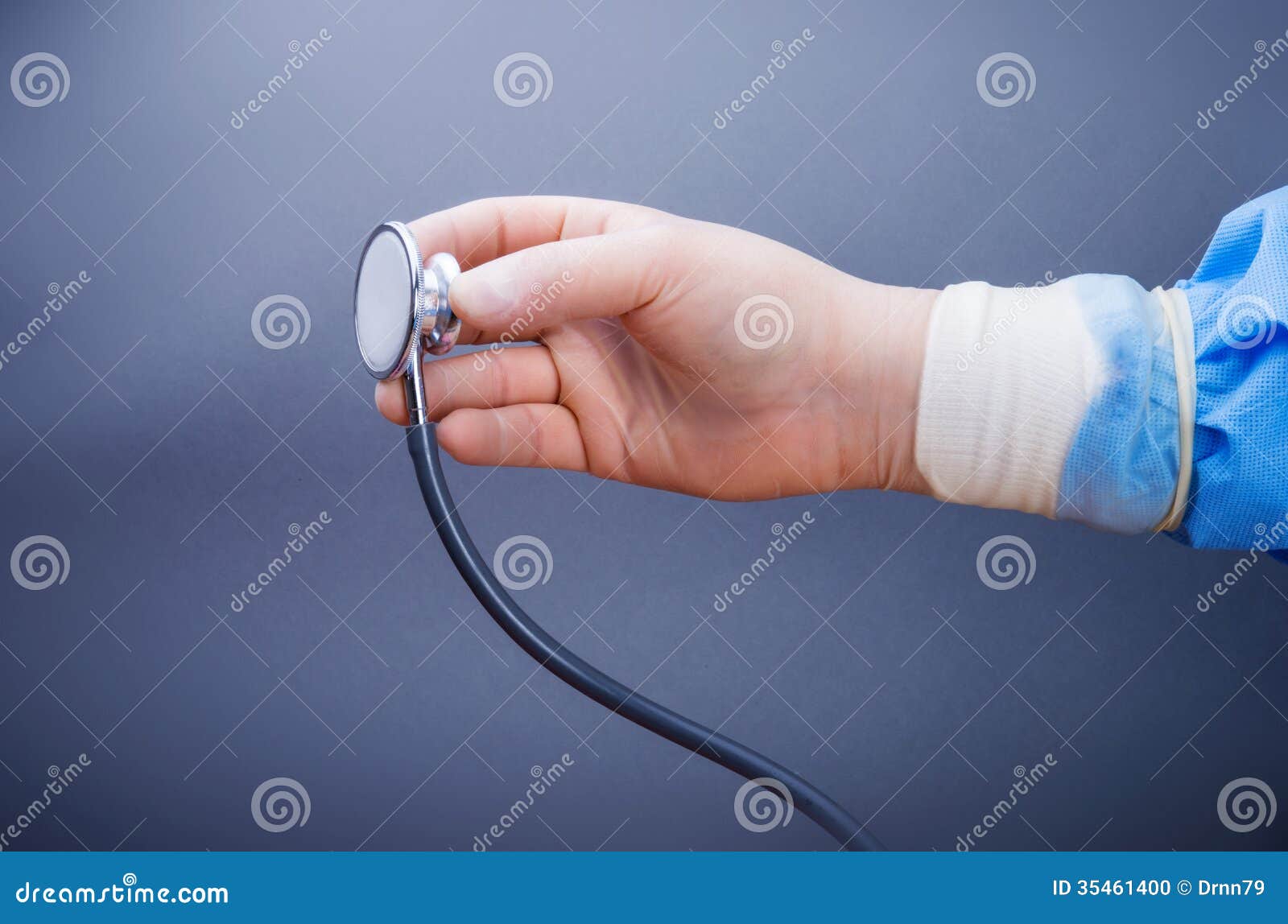 Hand Surgery Glove and Stethoscope Stock Photo - Image of latex ...