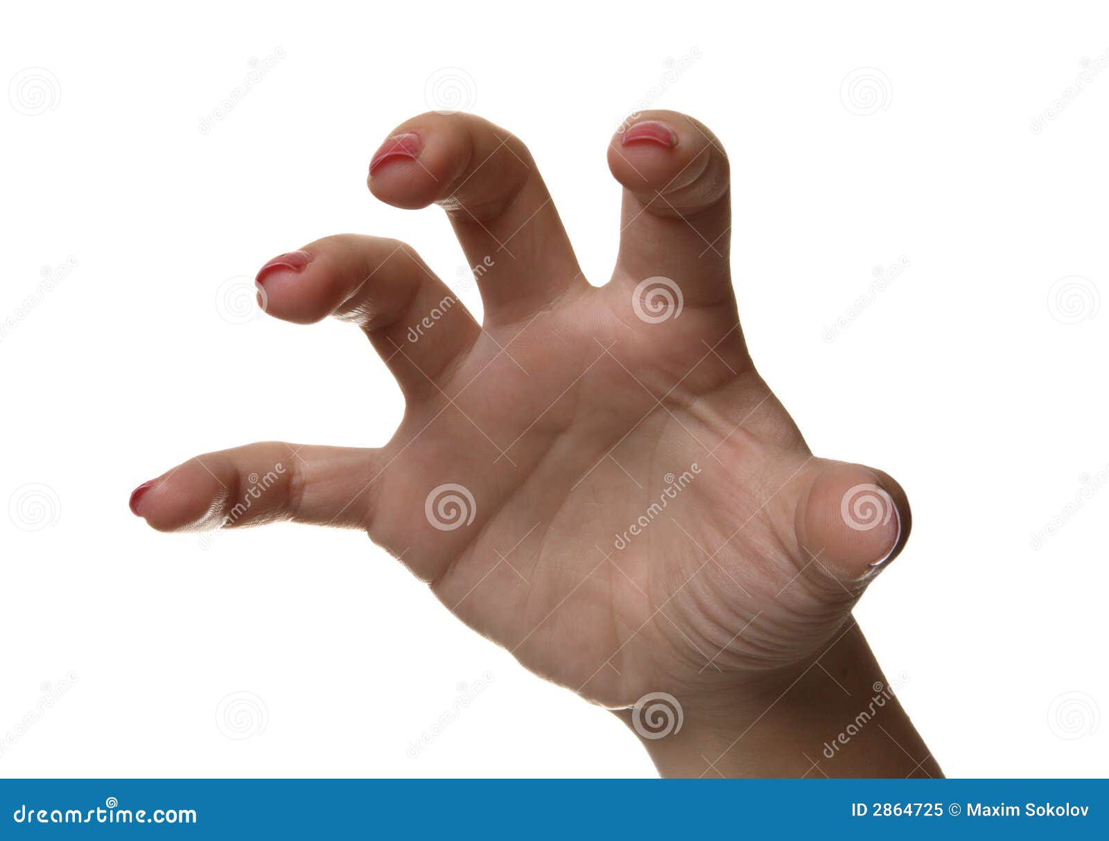 Hand Symbol. Finger Crossed Hand Sign, Good Luck Symbol Isolated On ...