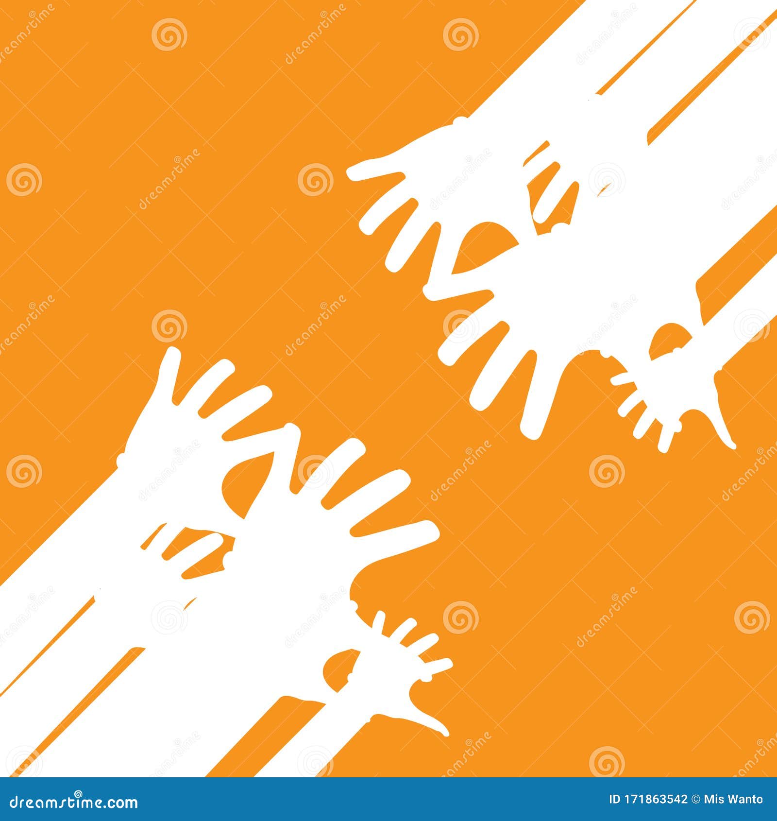 Hand Symbol Community Care Logo Vector Illustration Design Stock Vector ...