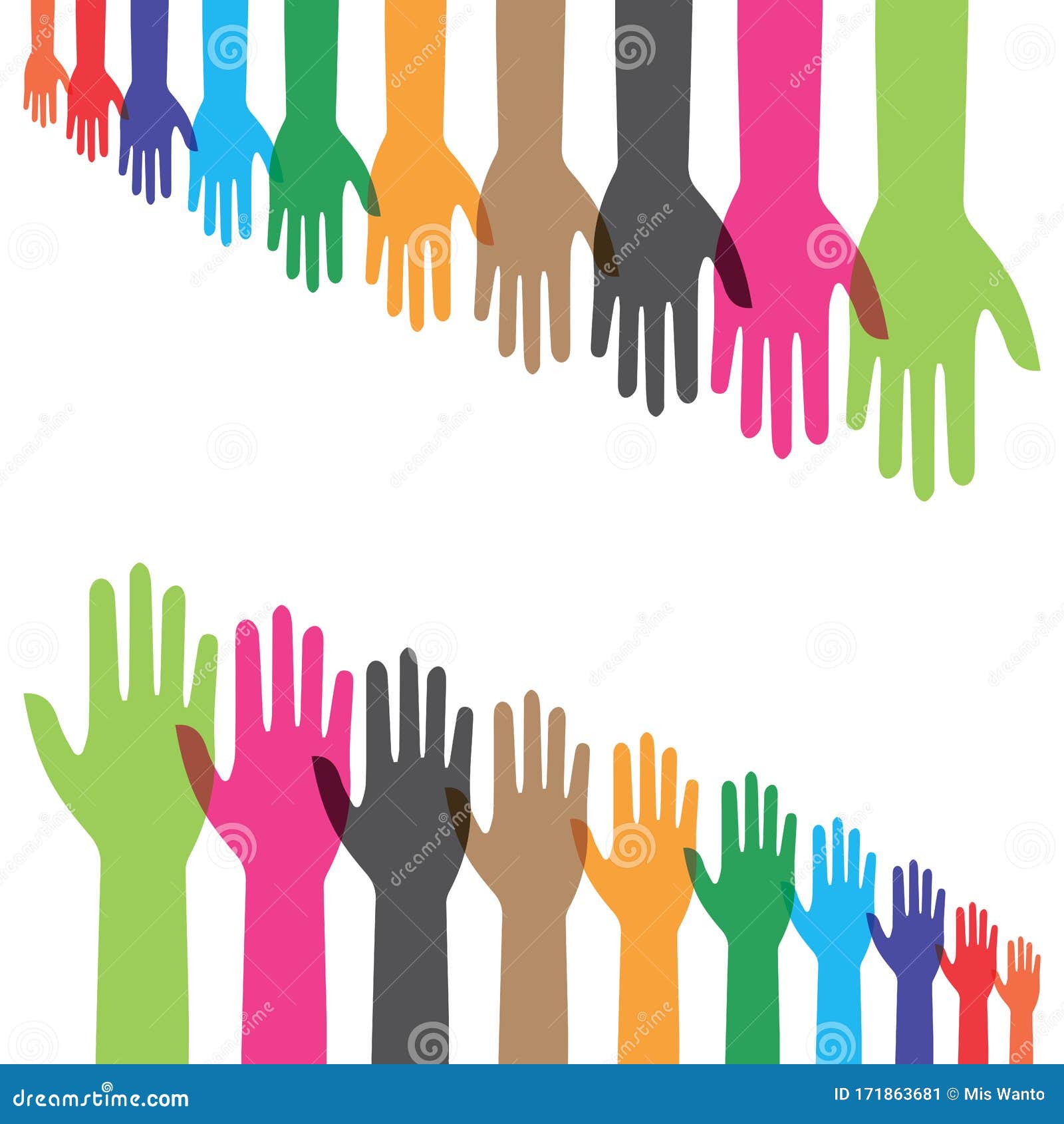 Hand Symbol Community Care Logo Vector Illustration Design Stock Vector ...
