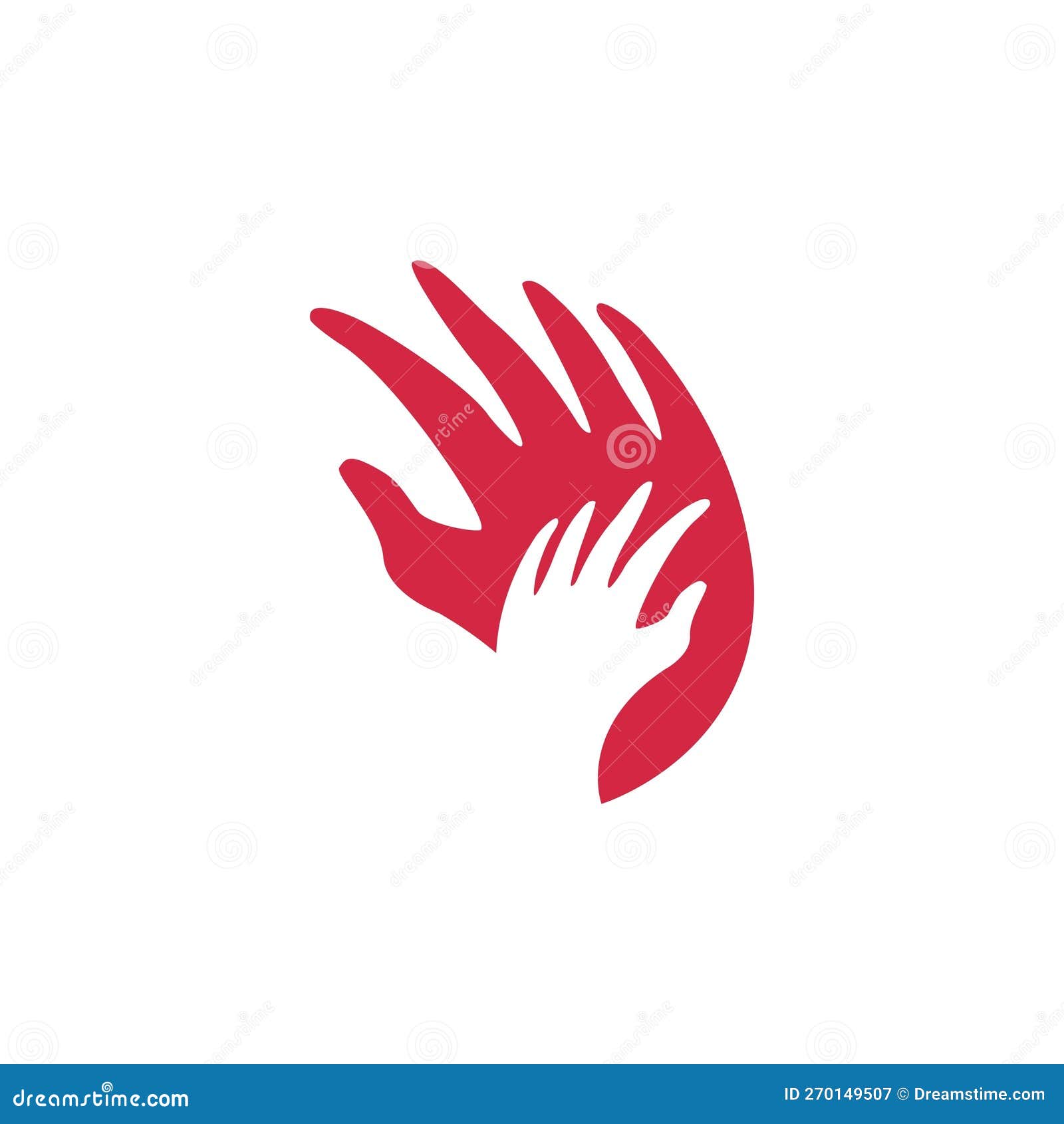 Hand Symbol Community Care Logo Vector Illustration Stock Vector ...