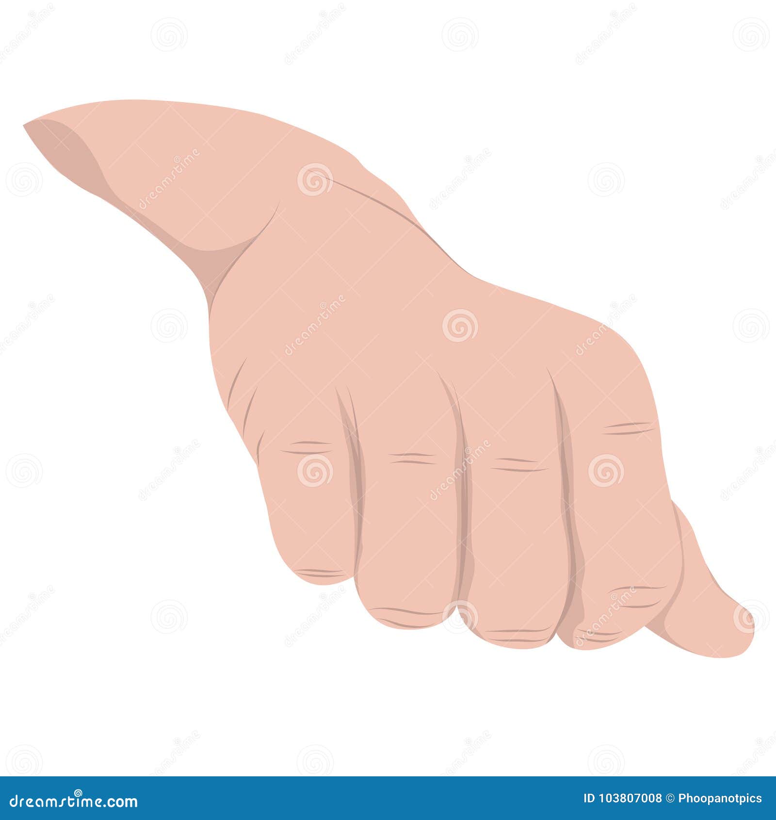 The hand symbol stock vector. Illustration of thumb - 103807008