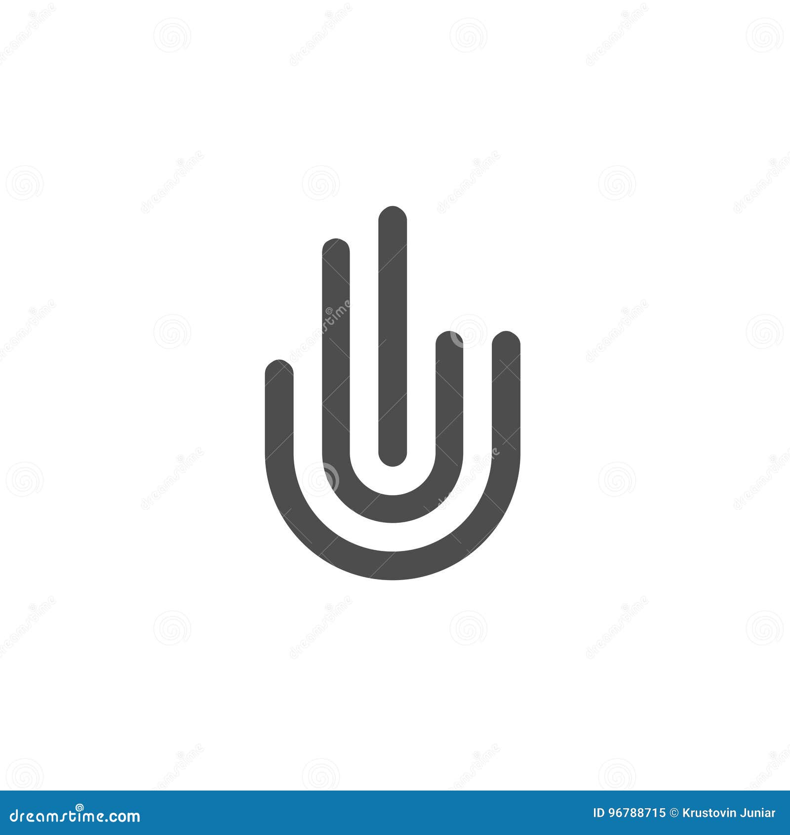 Hand Symbol and Finger Signs Logo Stock Vector - Illustration of ...