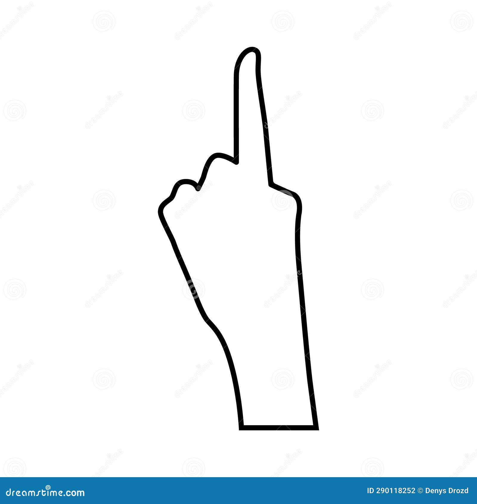 Hand Symbol Icon Vector. Hand Illustration Sign. Symbol Shown by the ...