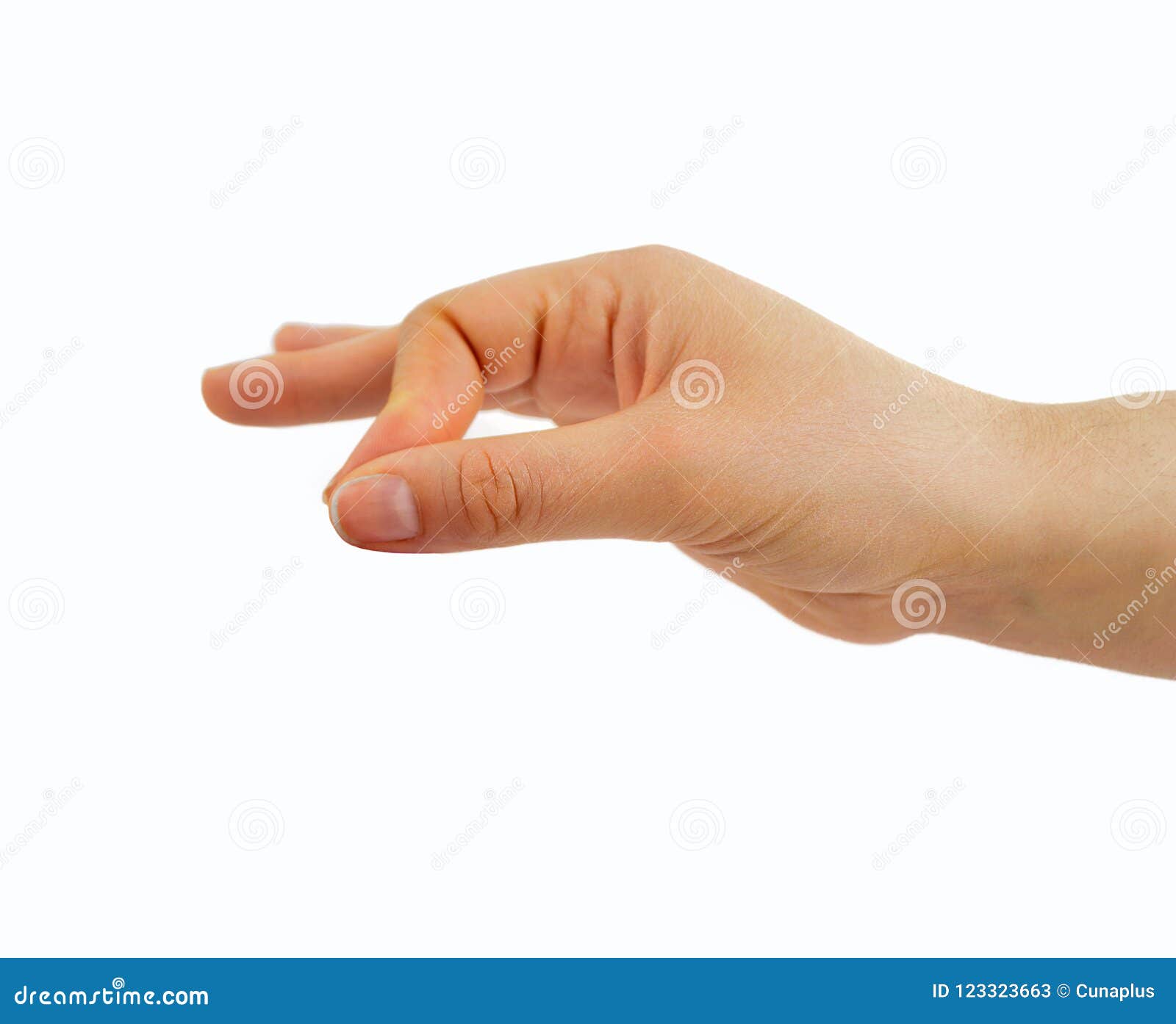 Catching with fingers stock image. Image of index, closeup - 123323663
