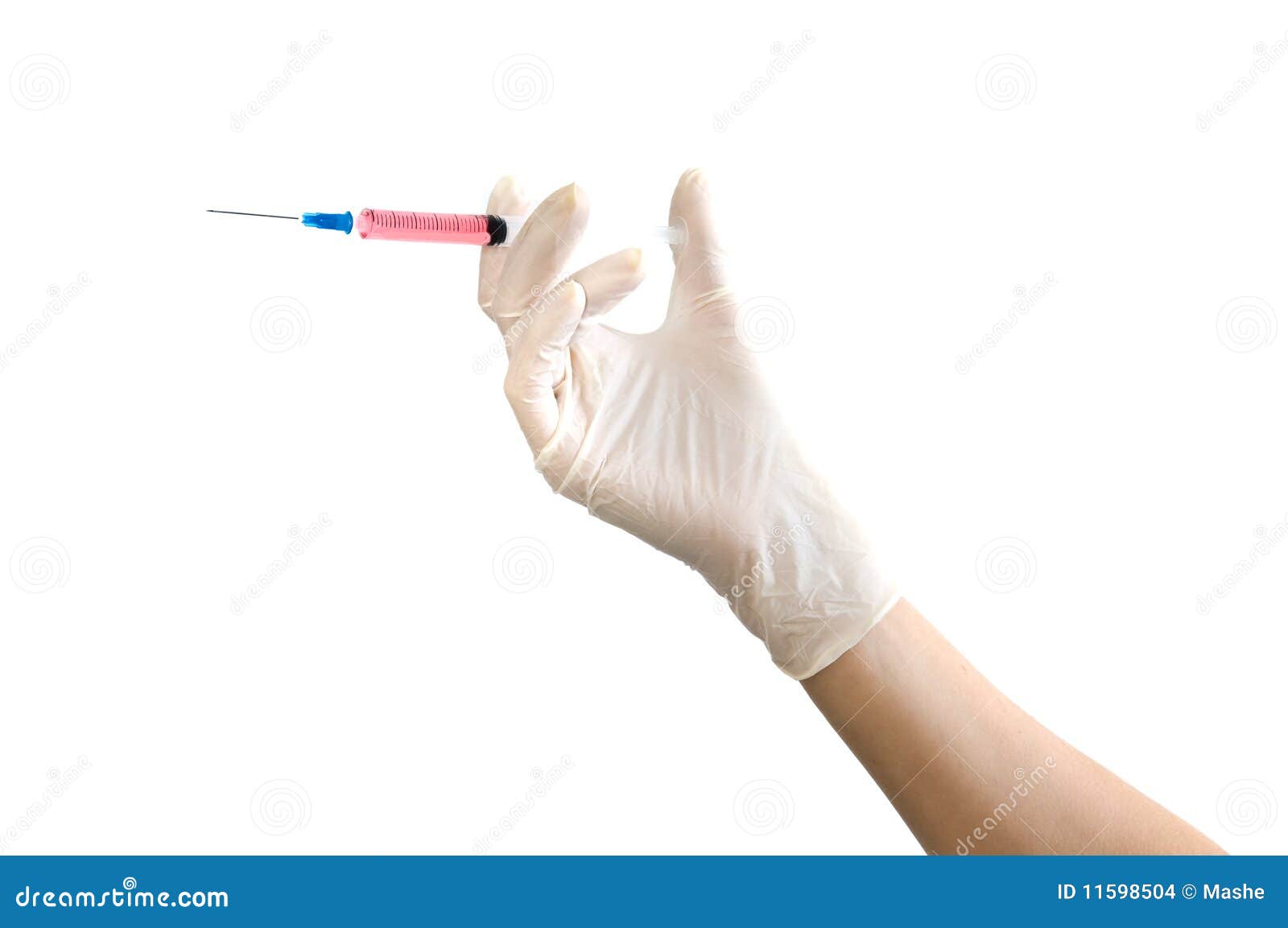 Hand with a syringe. stock photo. Image of doctor, paramedic - 11598504