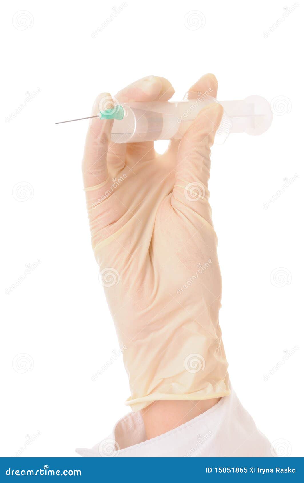 Hand with syringe stock image. Image of surgery, sterile - 15051865