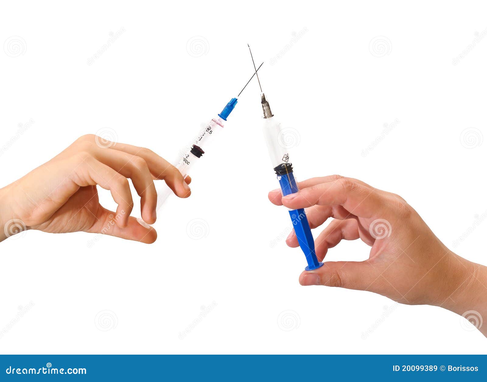 Hand with a syringe stock image. Image of medical, drug - 20099389
