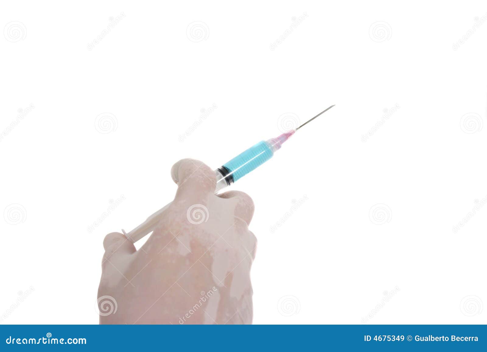 Hand and Syringe stock image. Image of medical, needle - 4675349