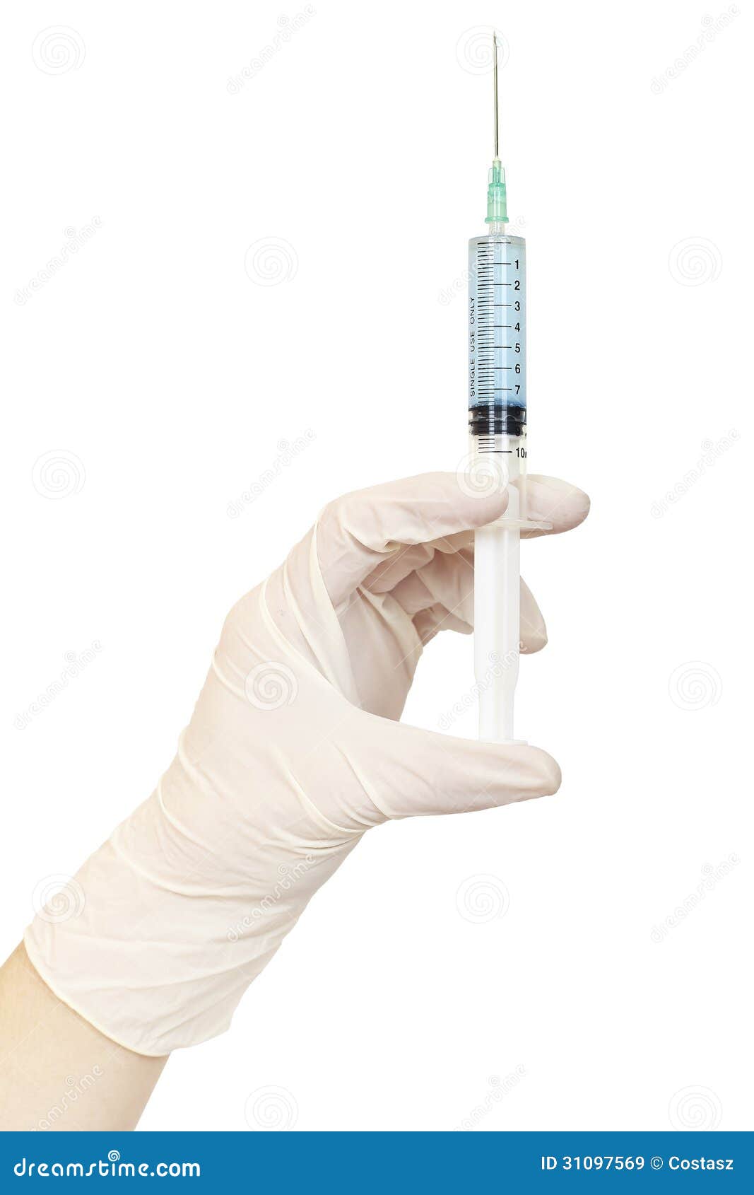 Hand with syringe stock image. Image of healthcare, care - 31097569
