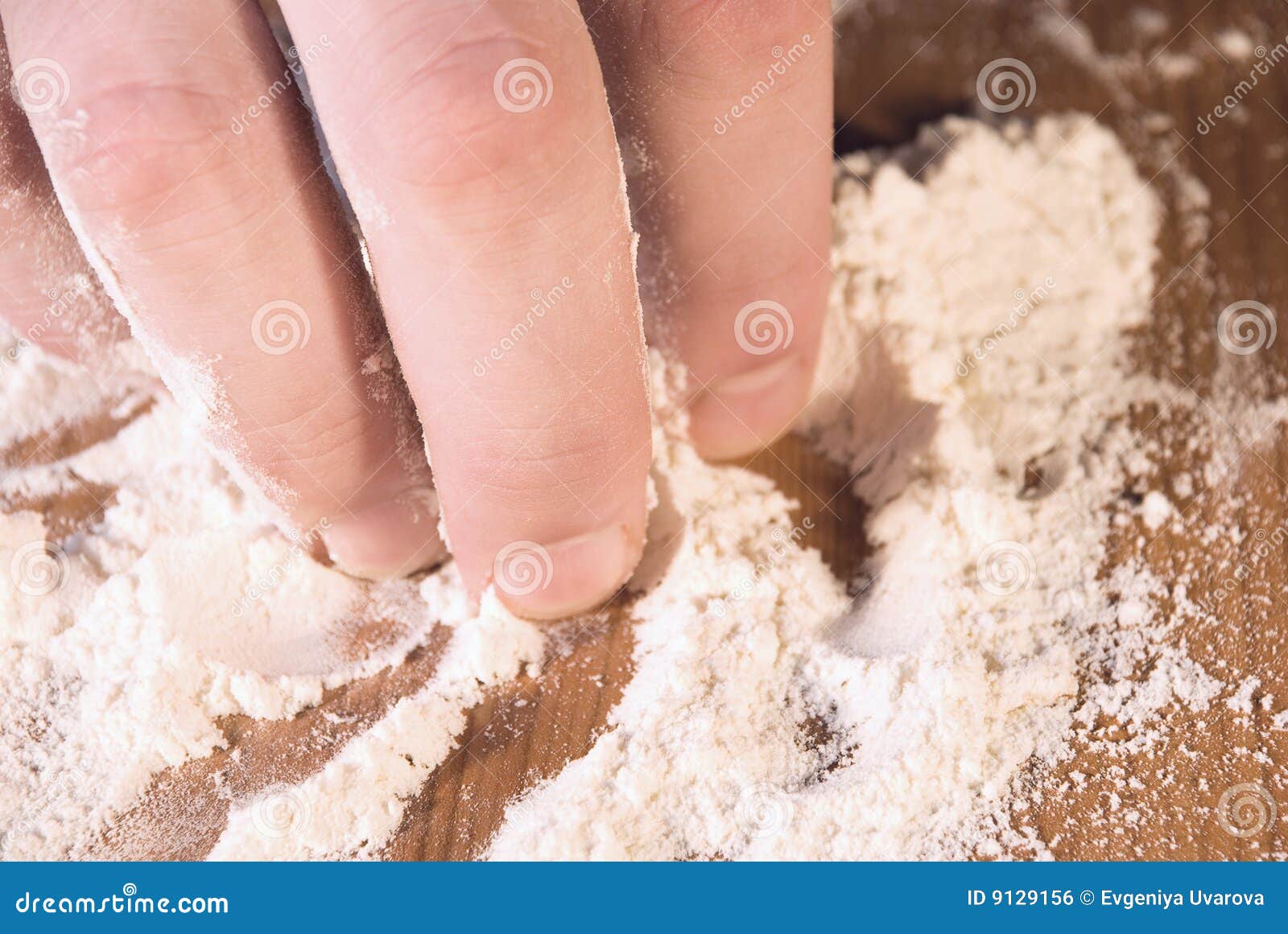 Hand In A Flour Royalty-Free Stock Photo | CartoonDealer.com #88900137