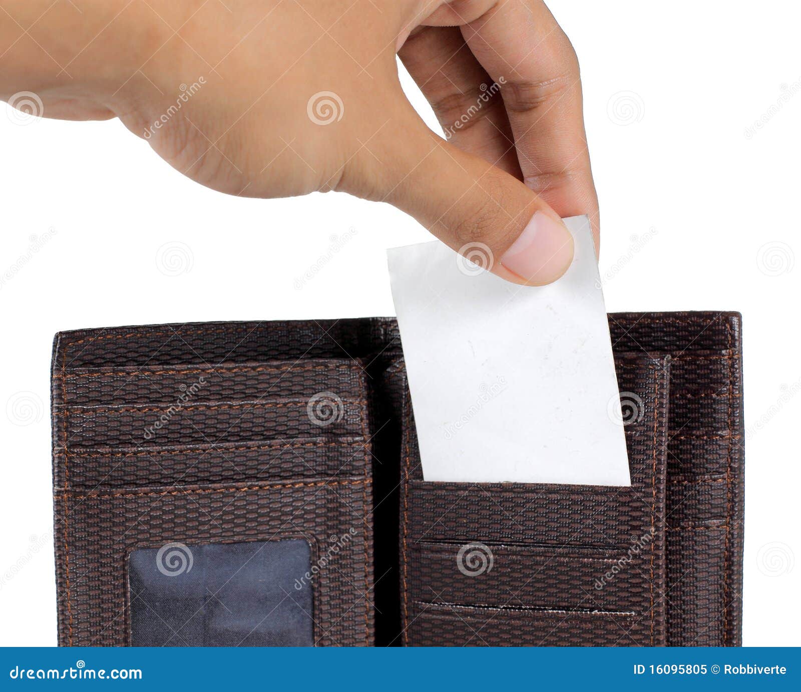 Hand Taking Card Inside Wallet Stock Image - Image of american, hand ...