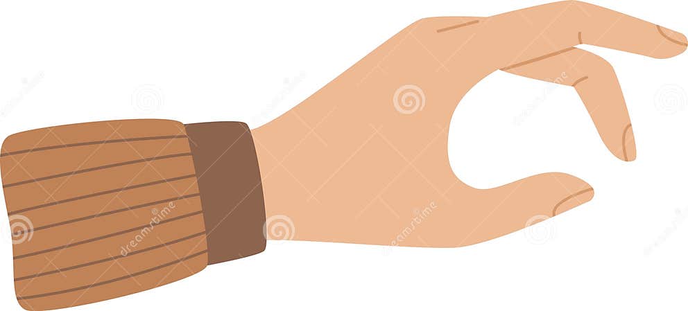 Hand Taking Gesture stock vector. Illustration of white - 289569056