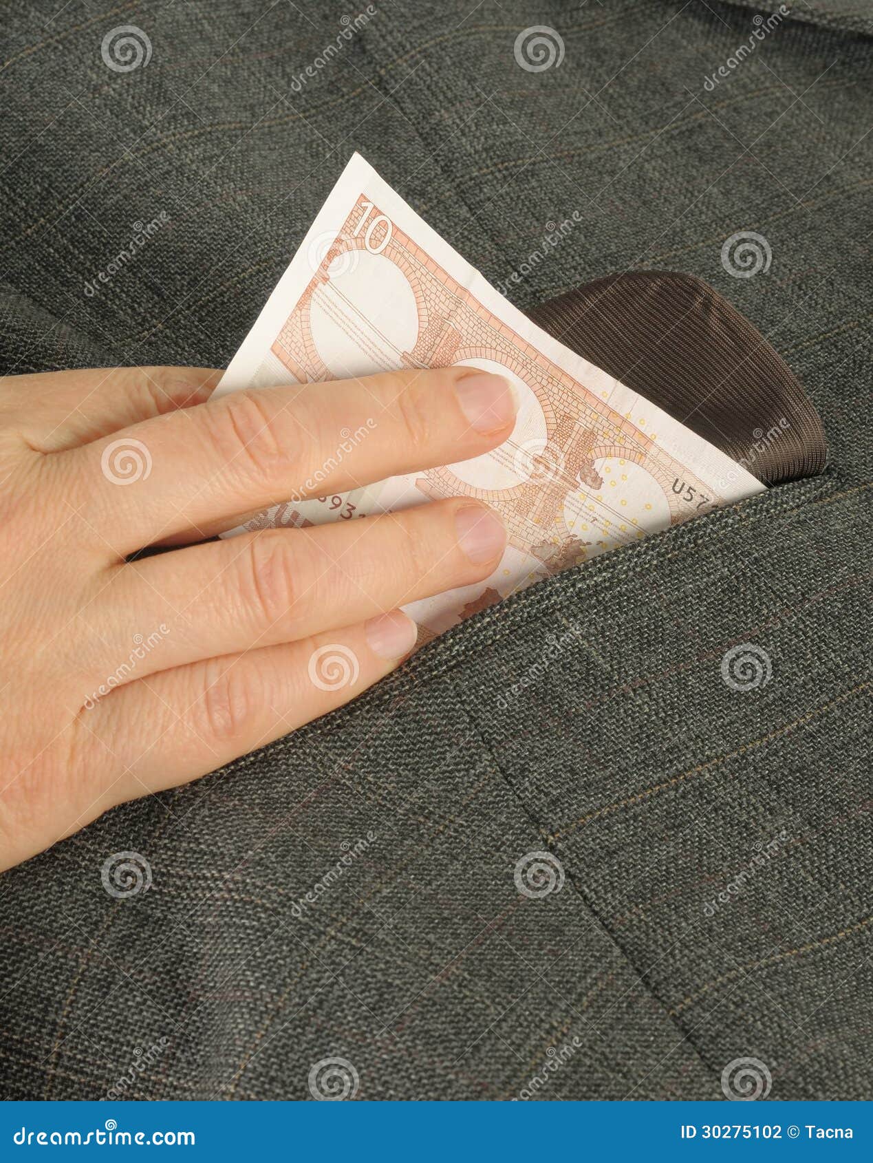 Taking money from a pocket stock photo. Image of caucasian - 30275102