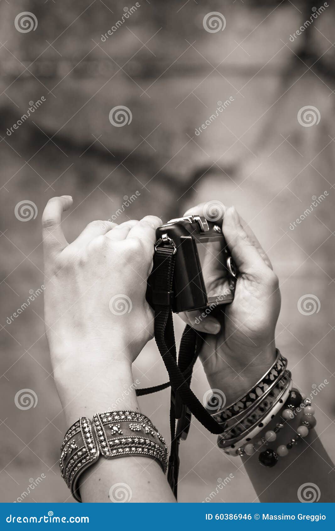 Hand Taking Picture with Camera Stock Photo - Image of young, rubber ...