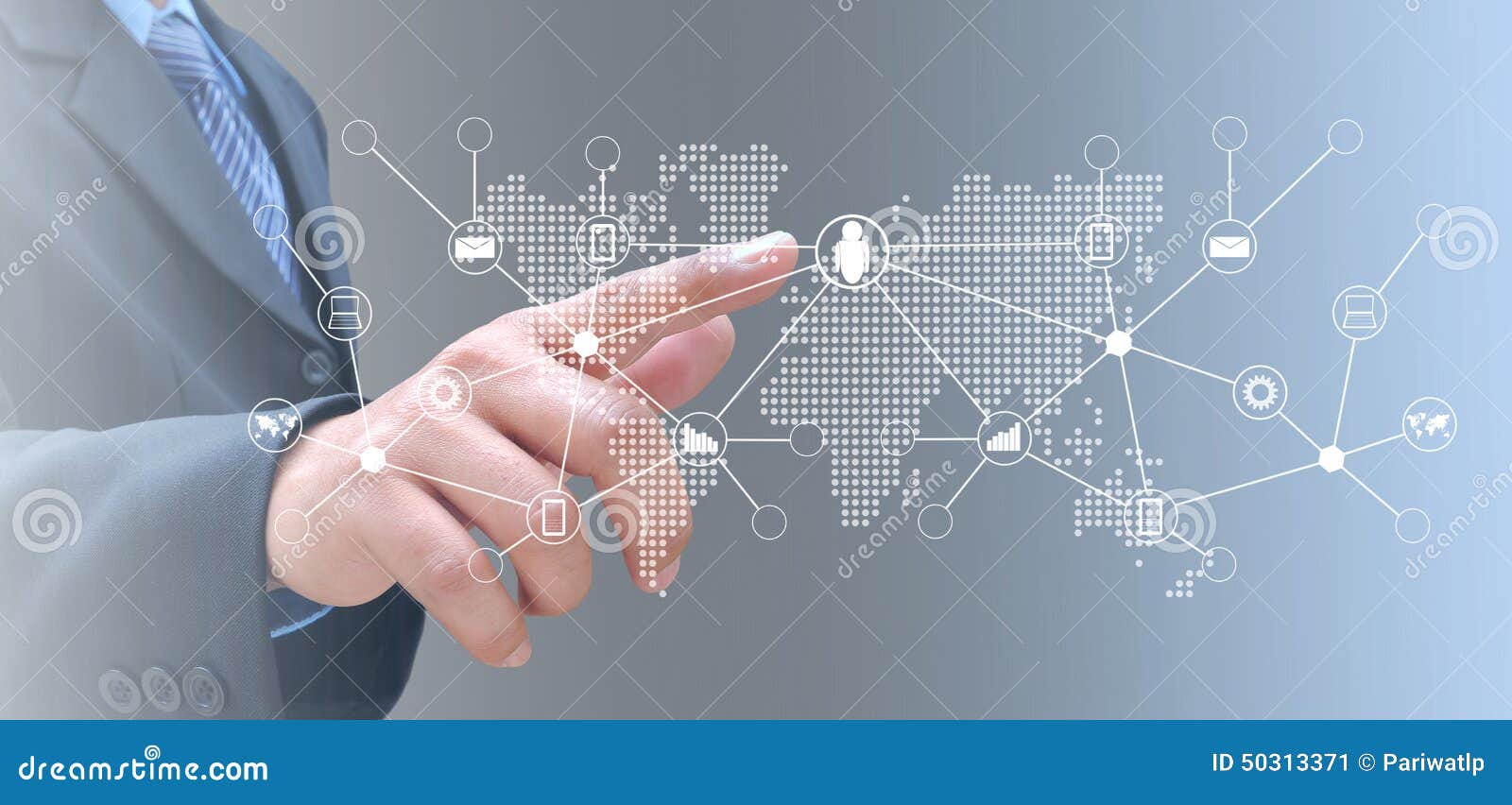 Hand on tech stock image. Image of community, innovation - 50313371