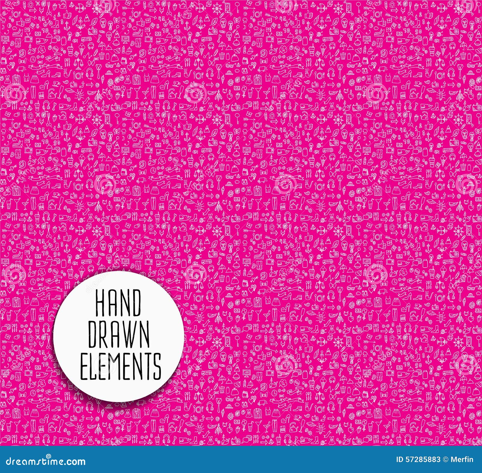 Hand Tecknad Vektorillustration Vektor Illustrationer - Illustration av ...