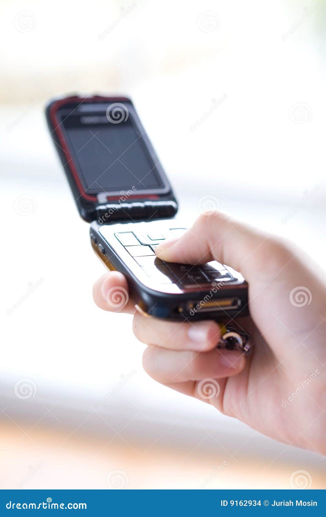 Hand Texting on Mobile Phone Stock Photo - Image of device, letter: 9162934