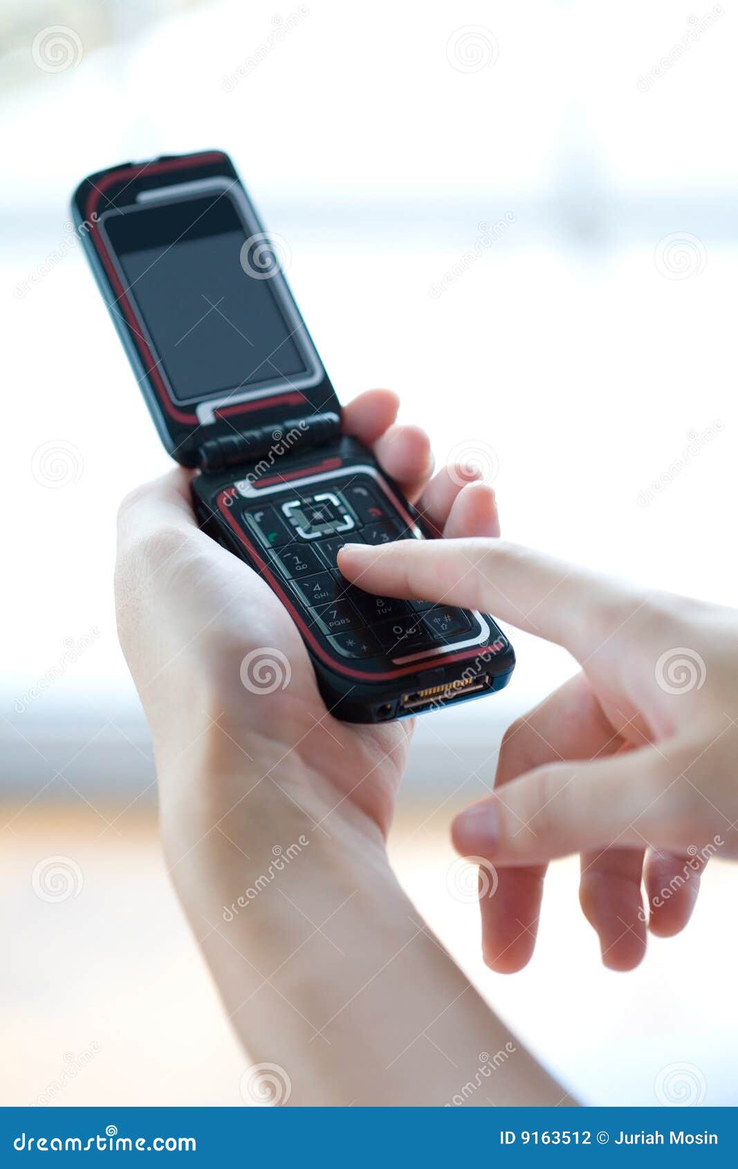 Hand Texting on Mobile Phone Stock Photo - Image of fingers, lifestyle ...