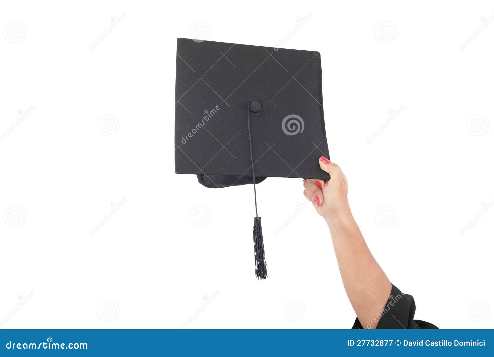 Hand Throwing Graduation Hats Stock Image - Image of achievement ...