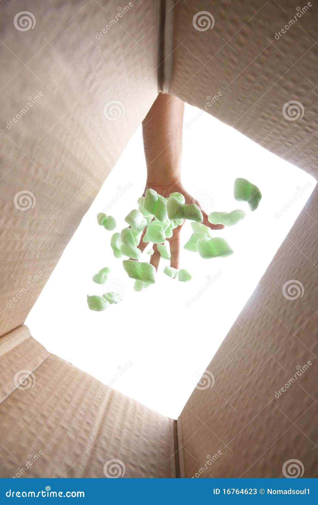 Hand Throwing Packing Polyfoam Stock Image - Image of lifestyles ...