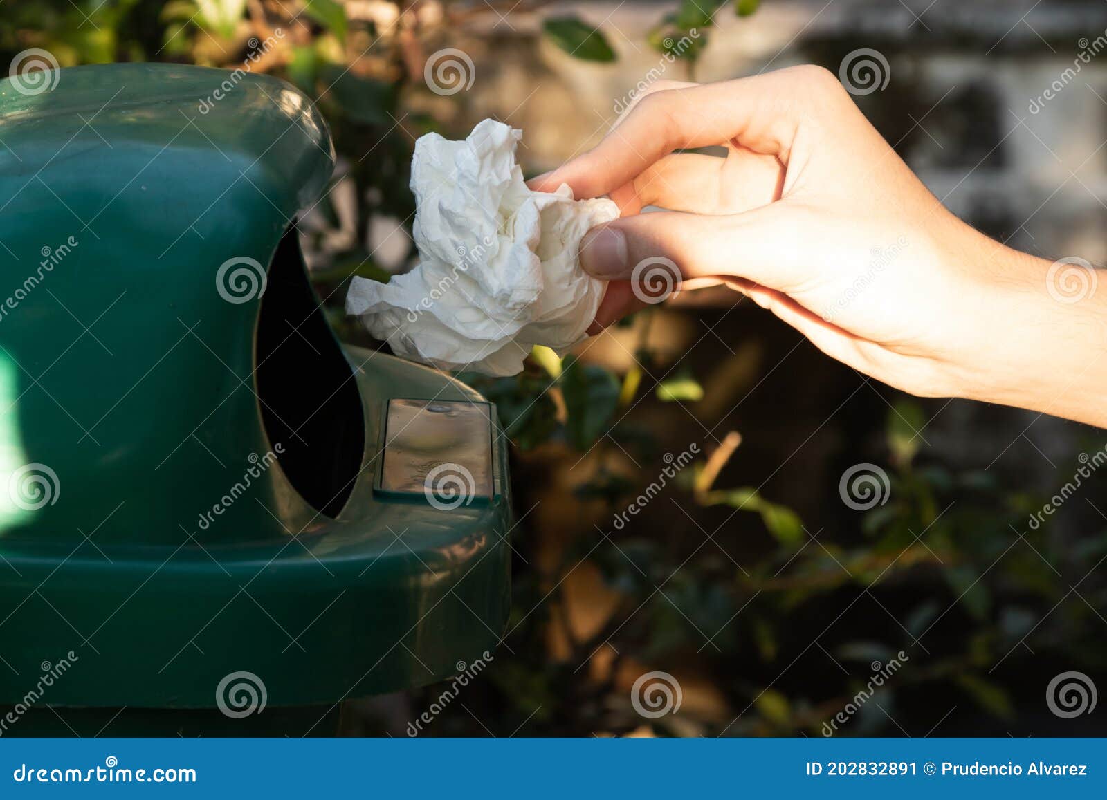 Hand Throwing Paper in Trash Stock Image - Image of dump, crisis: 202832891