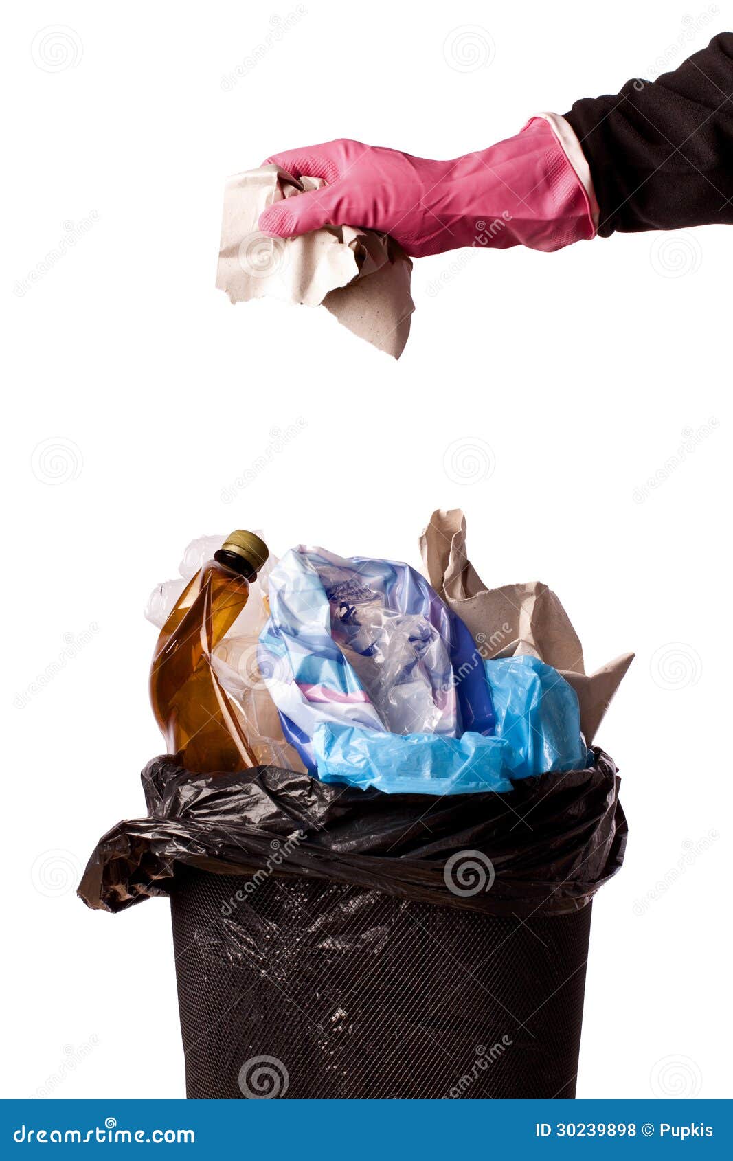 Hand throwing rubbish stock photo. Image of dispose, plastic - 30239898