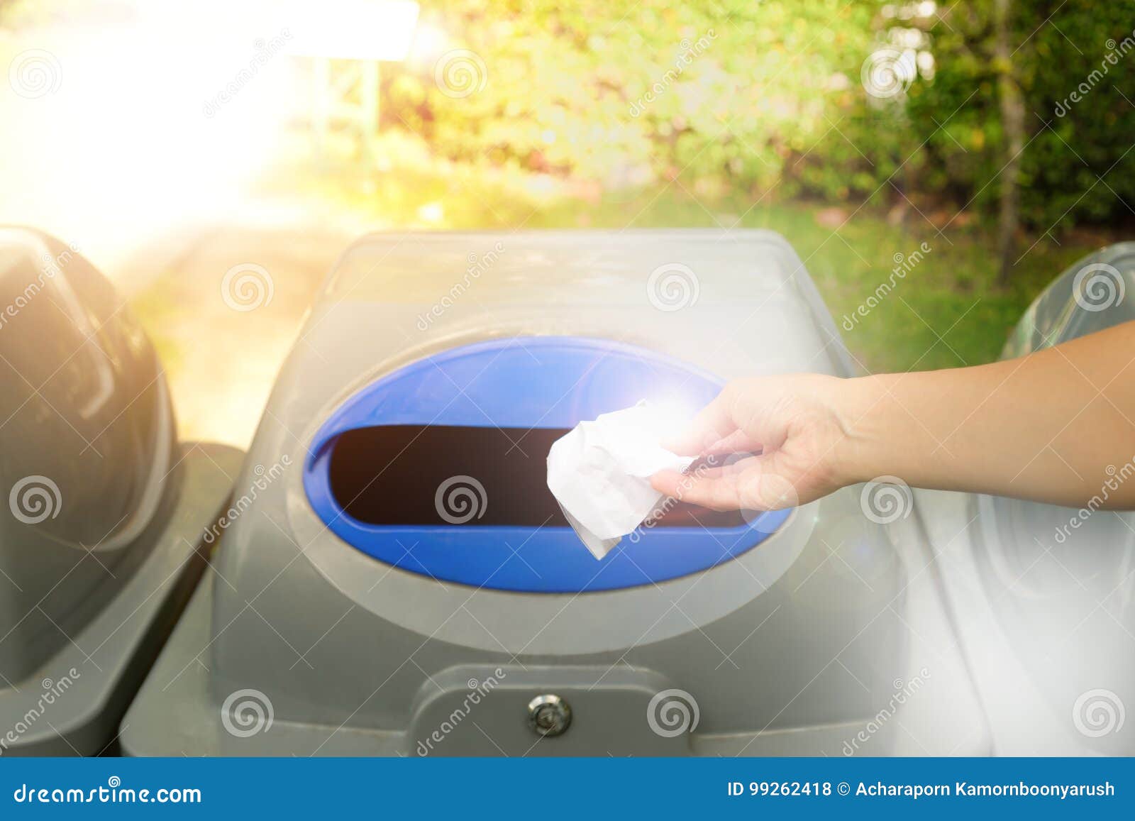 Hand Throwing a White Paper Stock Photo - Image of hand, concept: 99262418