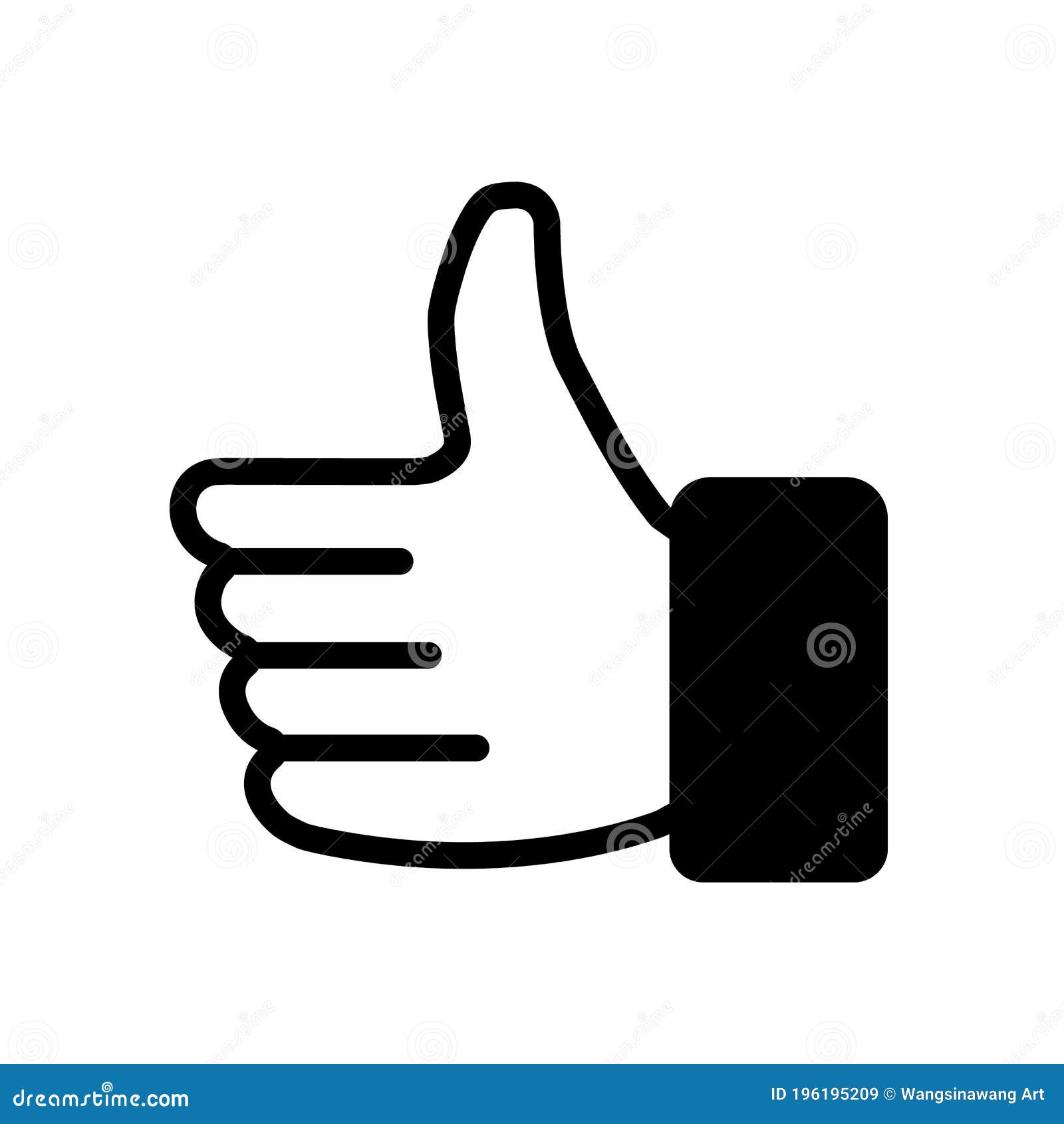 Thumb Up Symbol, Finger Up Icon Cartoon Vector | CartoonDealer.com ...